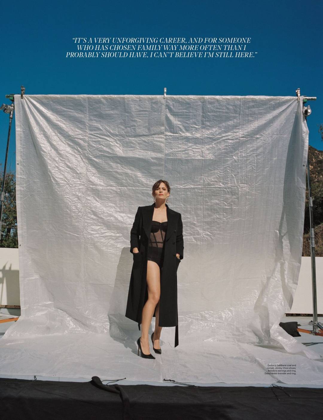 Lingerie and open jacket | Scrolller