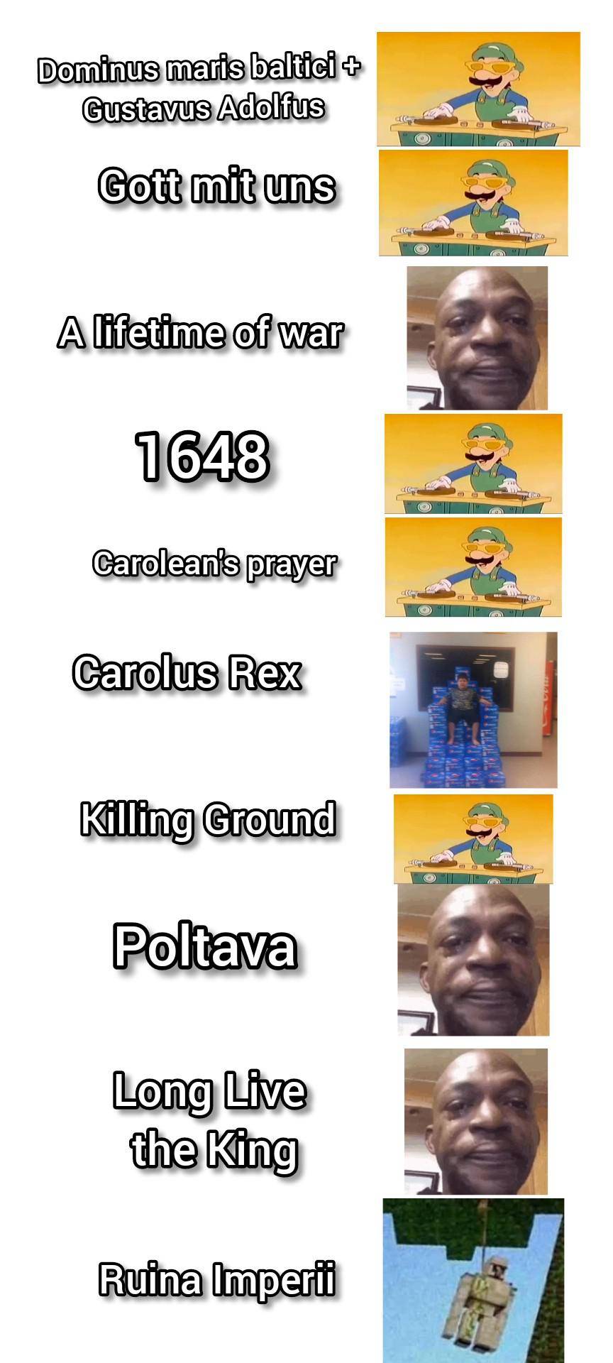 Listening to Carolus Rex be like | Scrolller