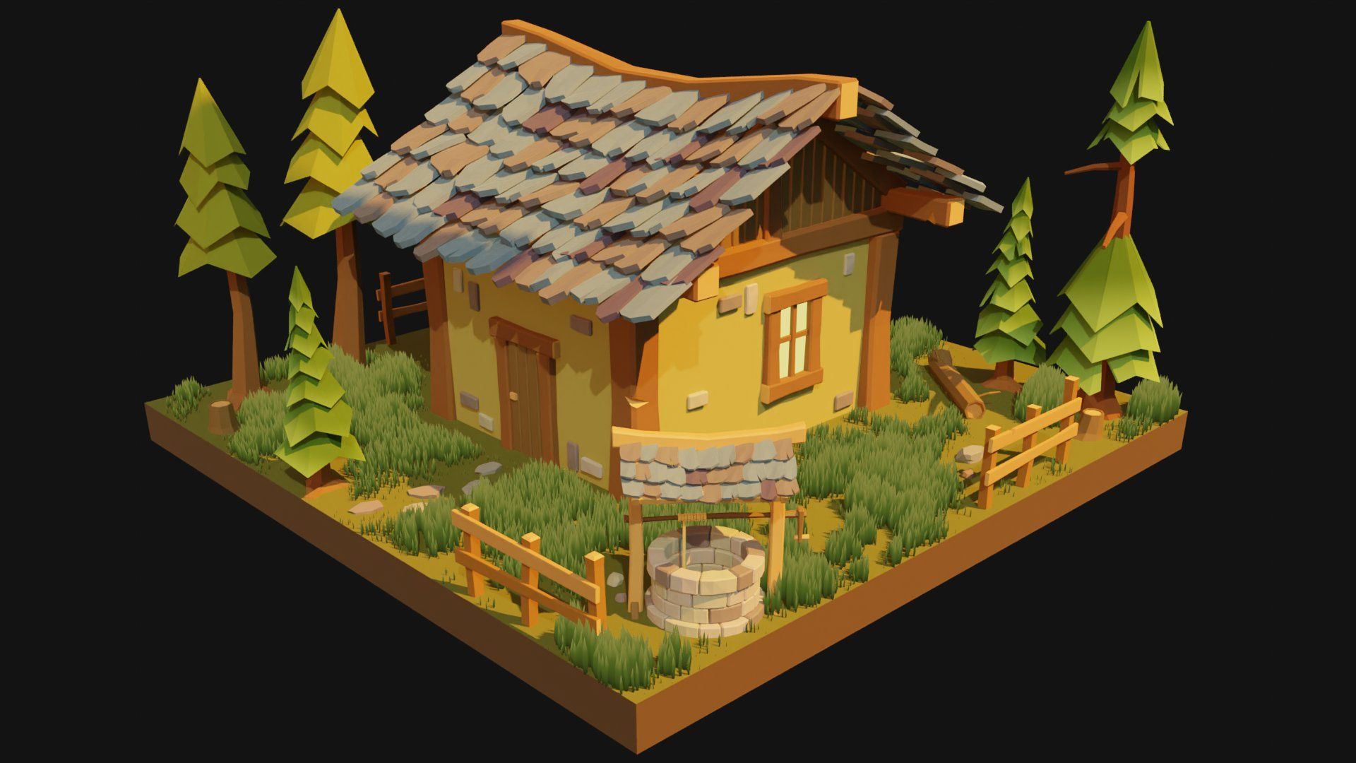 Little hut in the woods | Scrolller