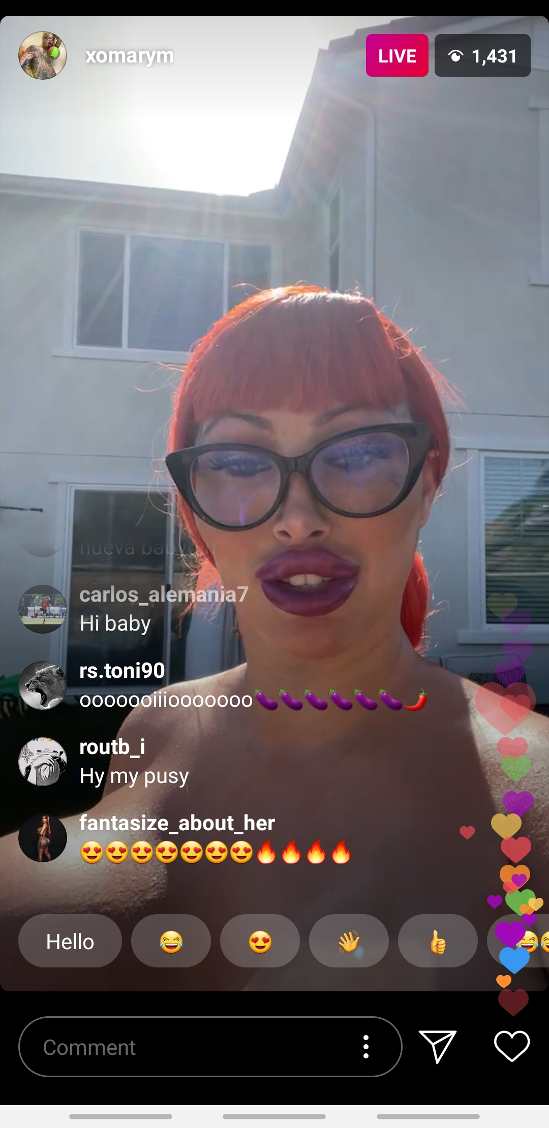 Live on IG with tats covered. Photoshoot thing for OF. Someone record it if possible | Scrolller