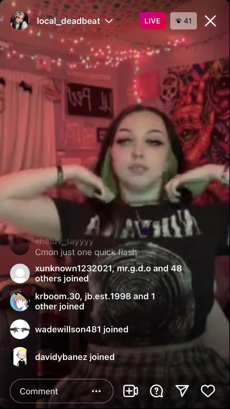 live rn (name at top) | Scrolller