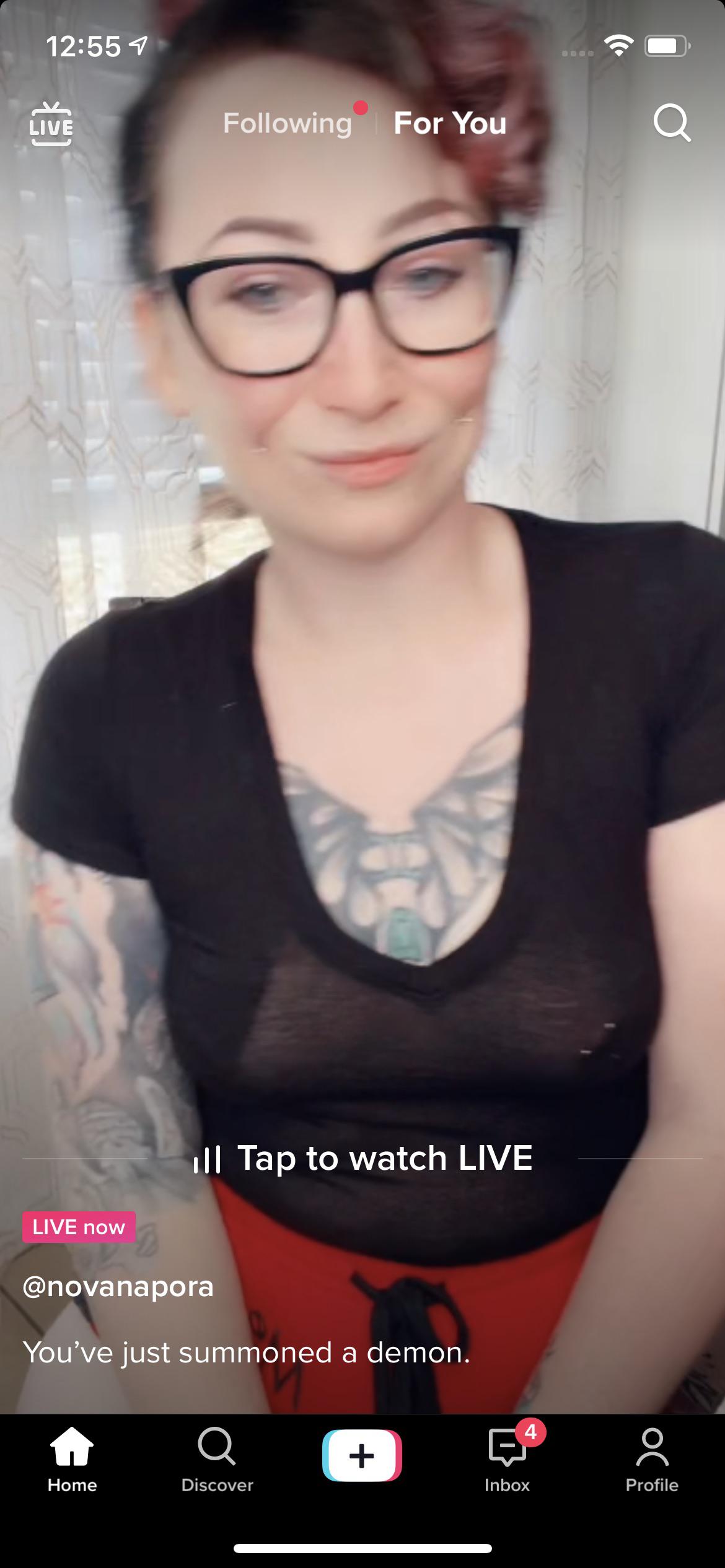 Live rn tiktok. See through | Scrolller