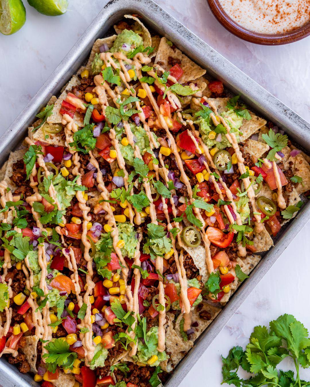 Loaded Vegan Nachos | Scrolller