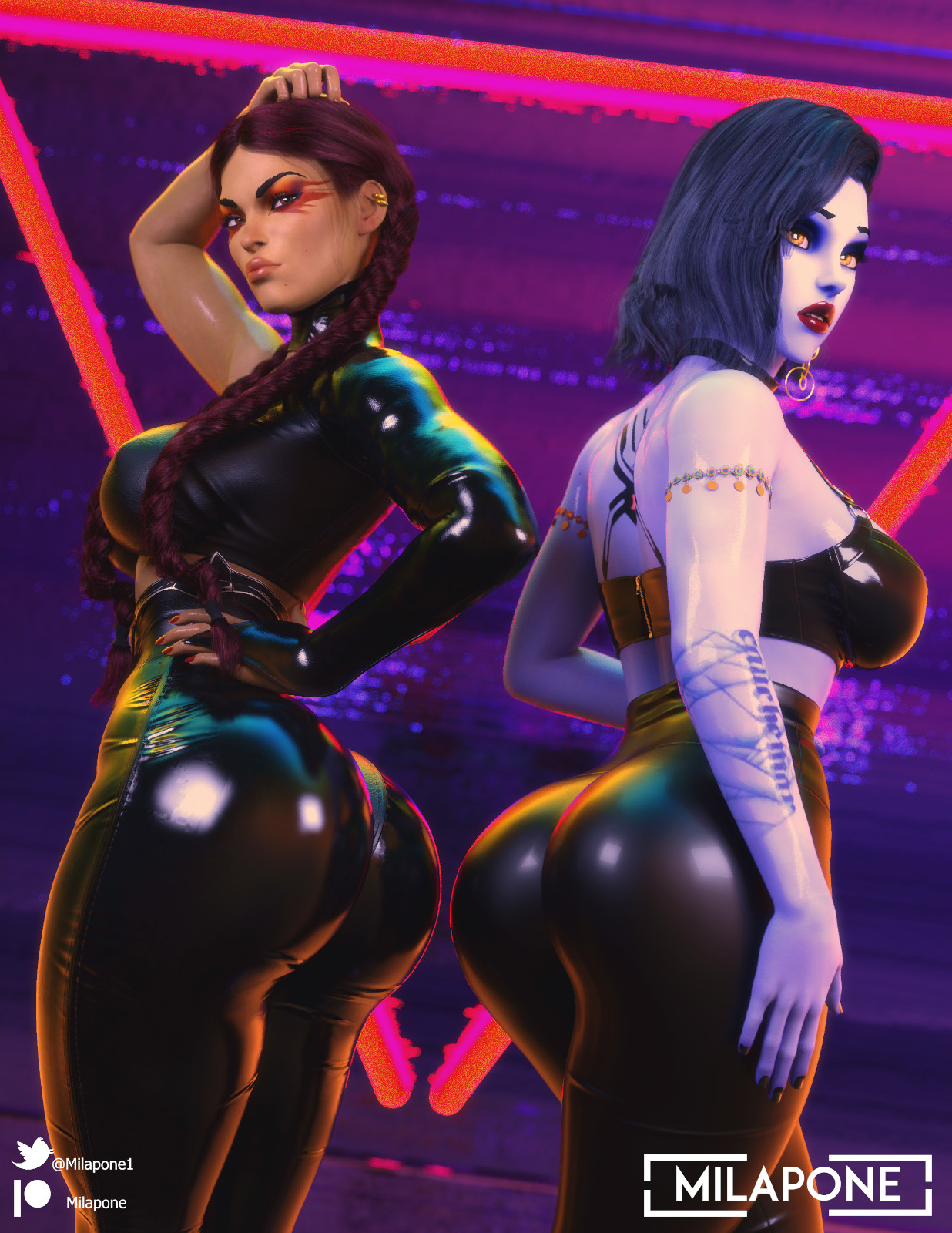 Loba And Widowmaker Milapone Scrolller