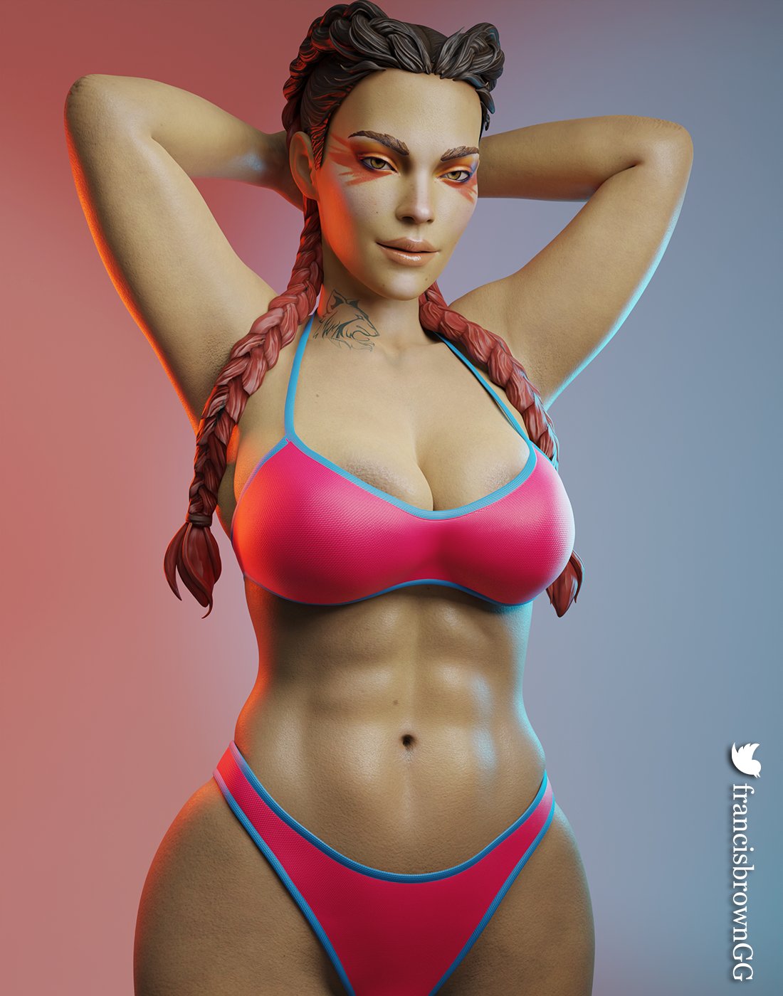 Loba showing off her abs (francisbrownGG) [Apex Legends] | Scrolller