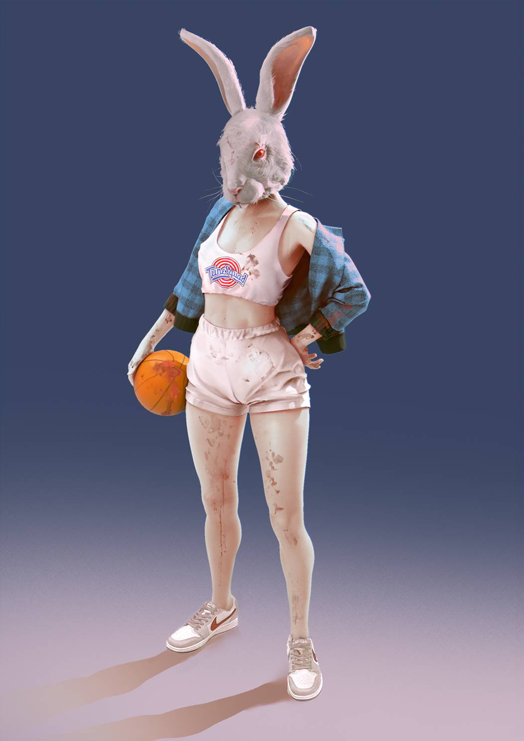 Lola - Space Jam & Hotline Miami inspired crossover artwork by me | Scrolller