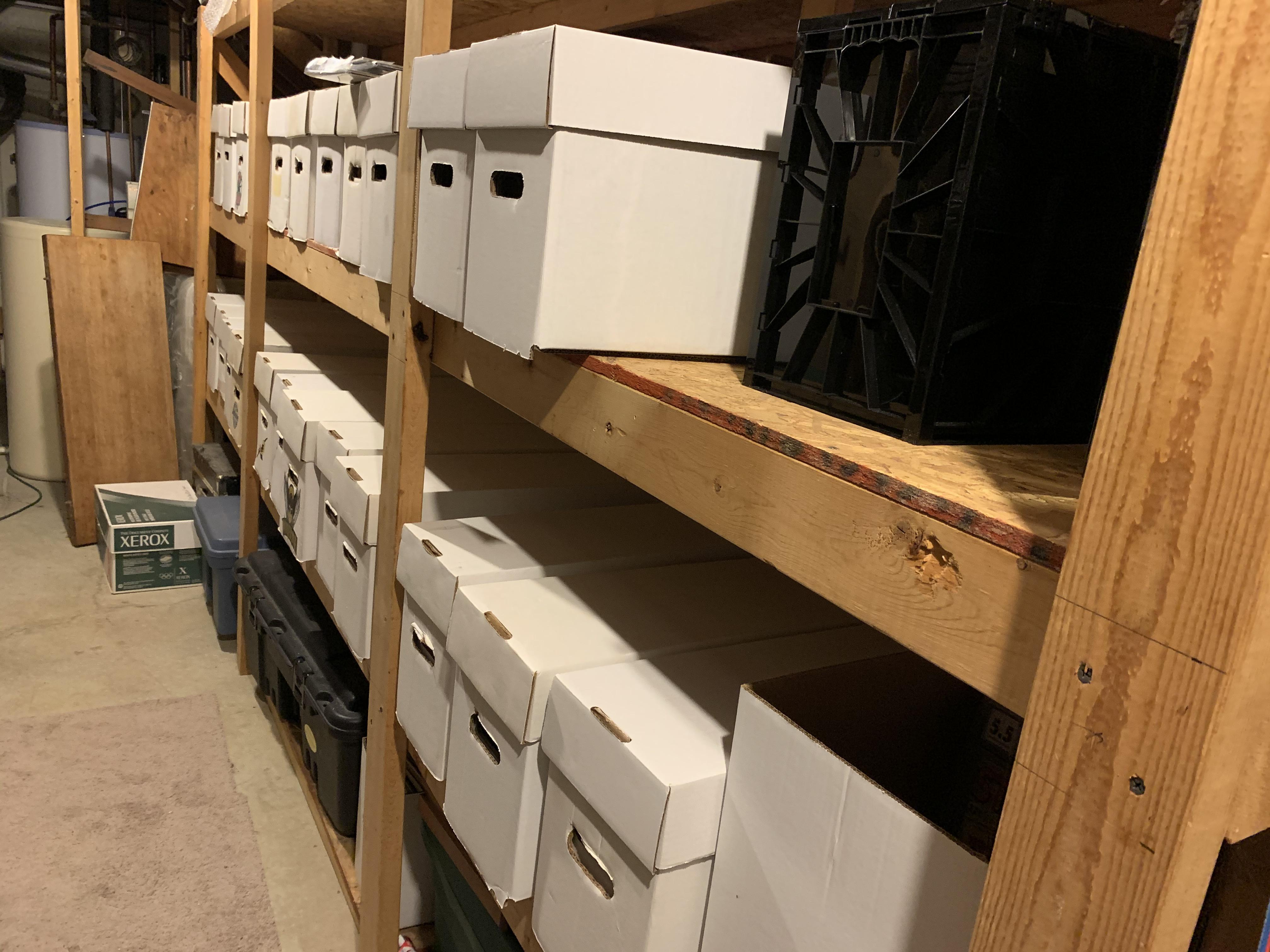 Long box alley, my basement | Scrolller