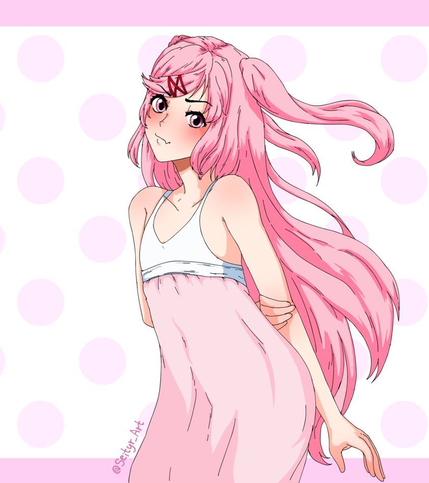 Long-haired Natsuki | Scrolller