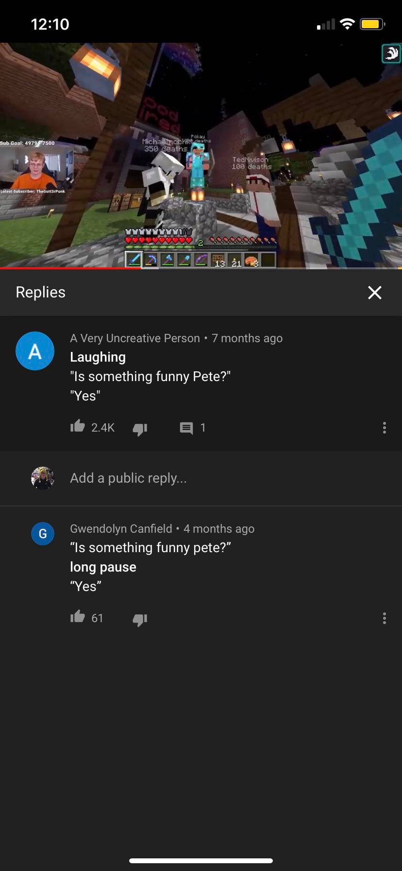 Long pause. | Scrolller