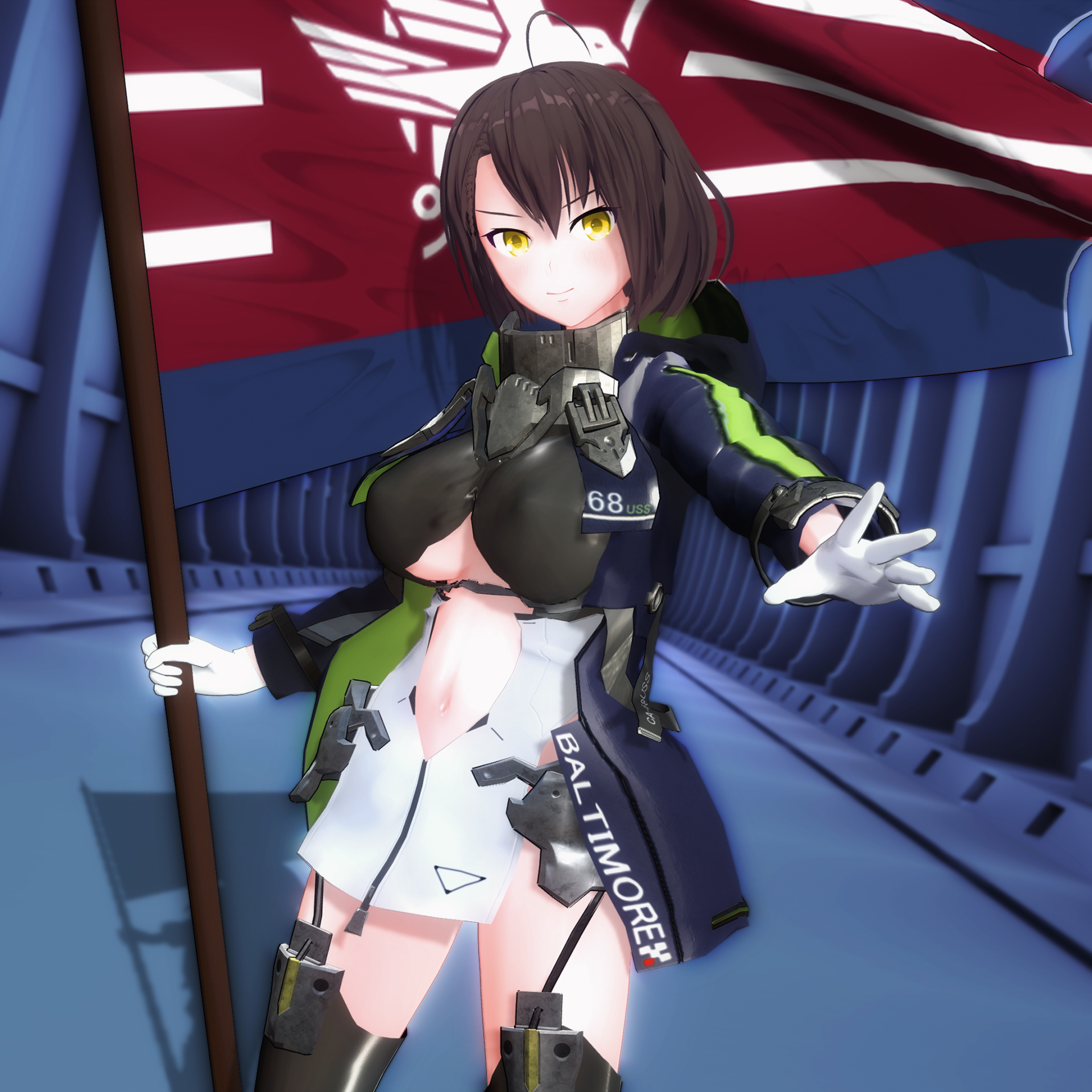 Looking for a deleted azur lane baltimore mod made by @hoyomilk | Scrolller