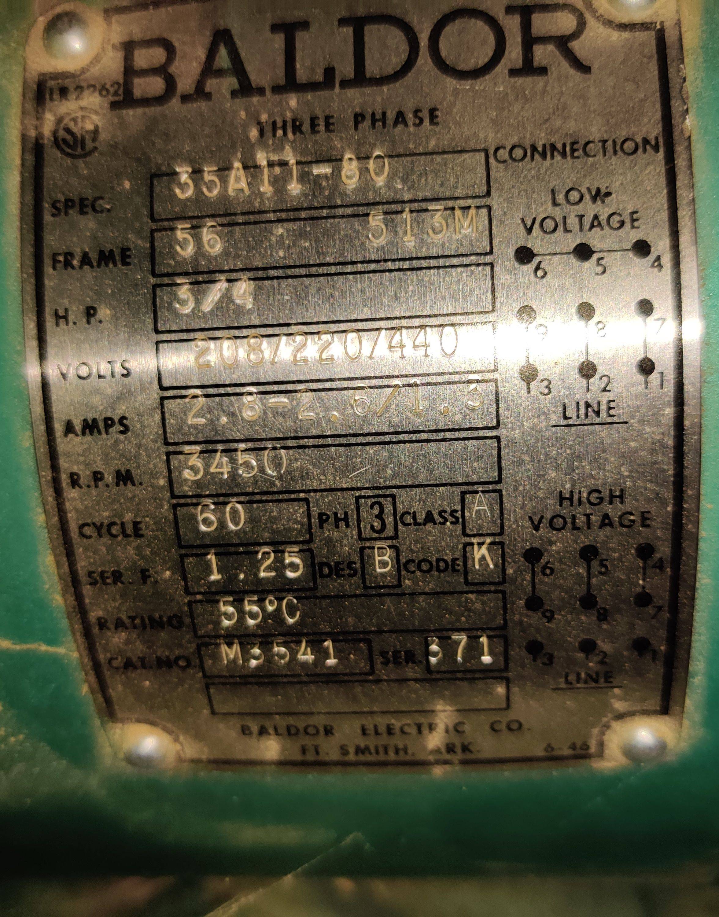 Looking for a Powermatic 50, 220V motor replacement | Scrolller