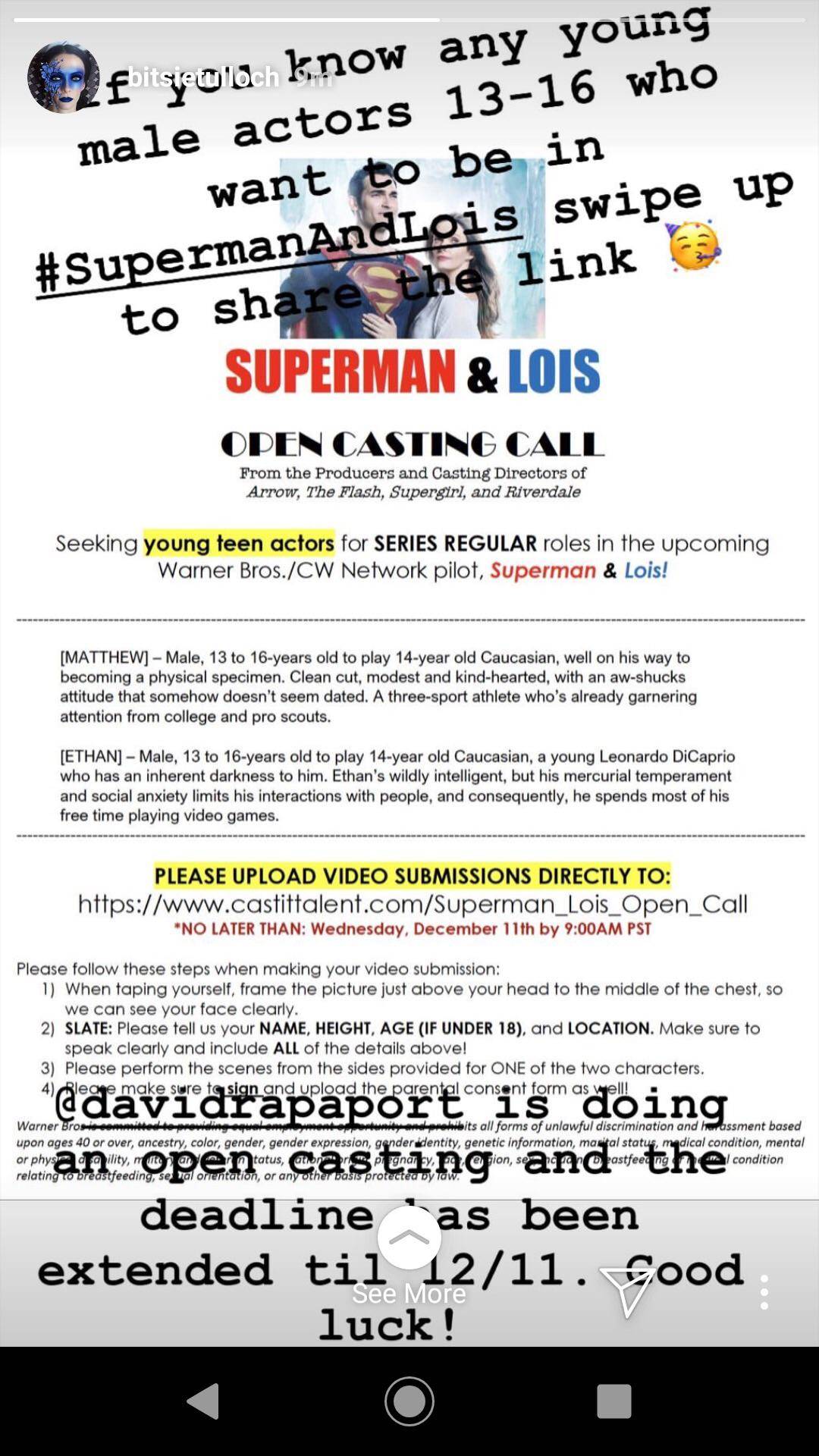 Looking for some casting for a teen | Scrolller