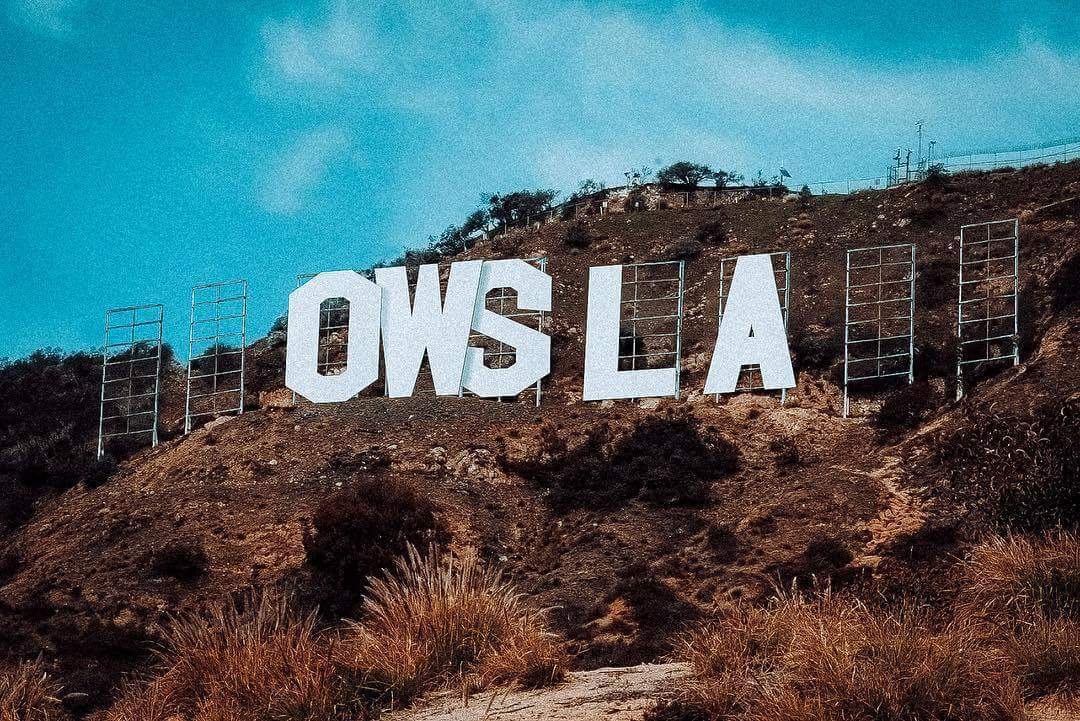 looks as if some pranksters changed the hollywood sign again! when will they get caught! | Scrolller