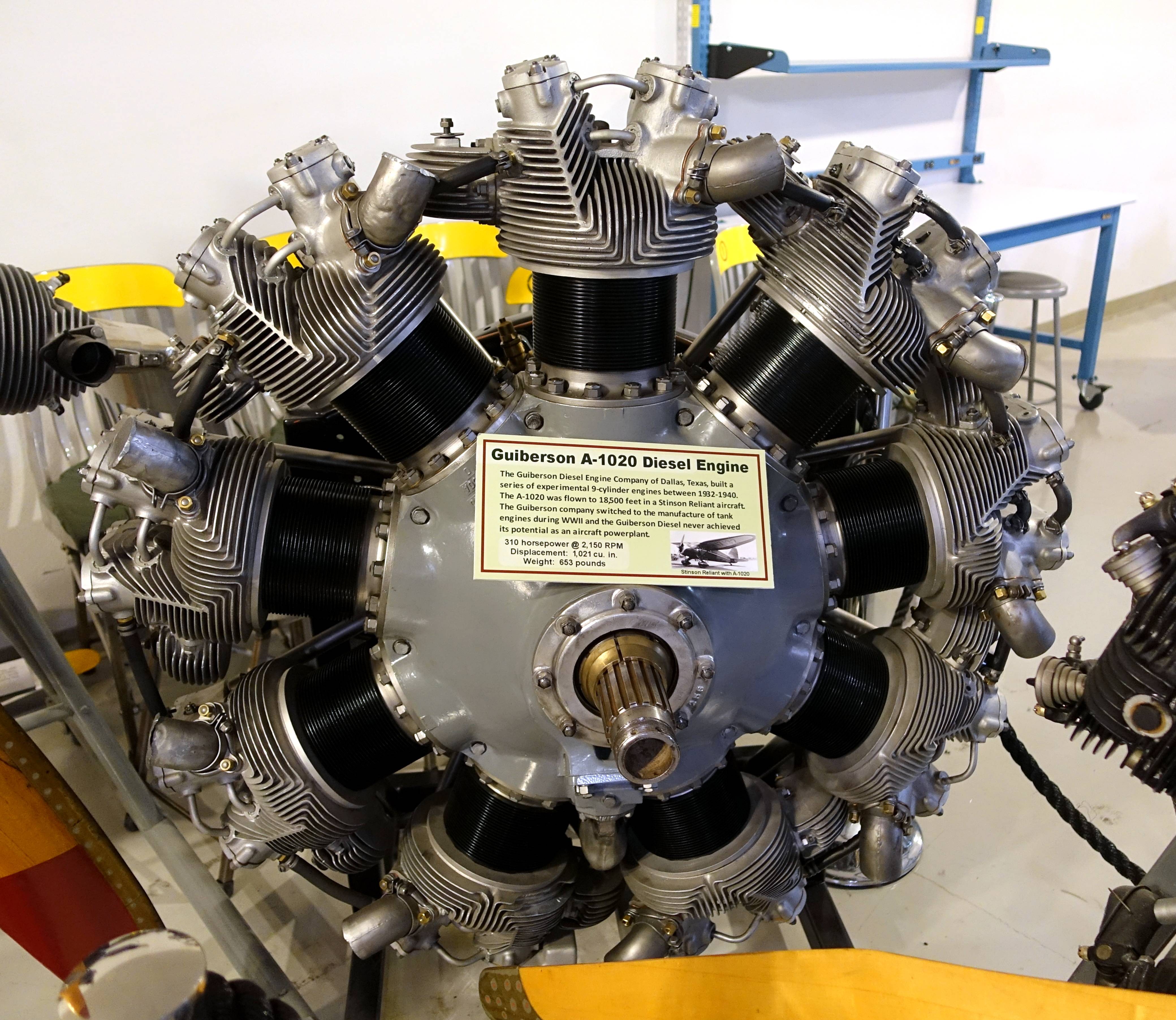 Lost to history: Guiberson Radial Diesel Engine | Scrolller