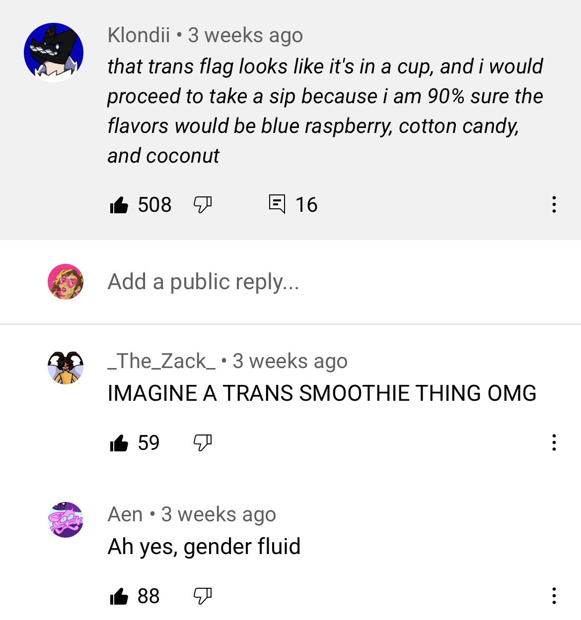 Love me the taste of some gender fluid. | Scrolller