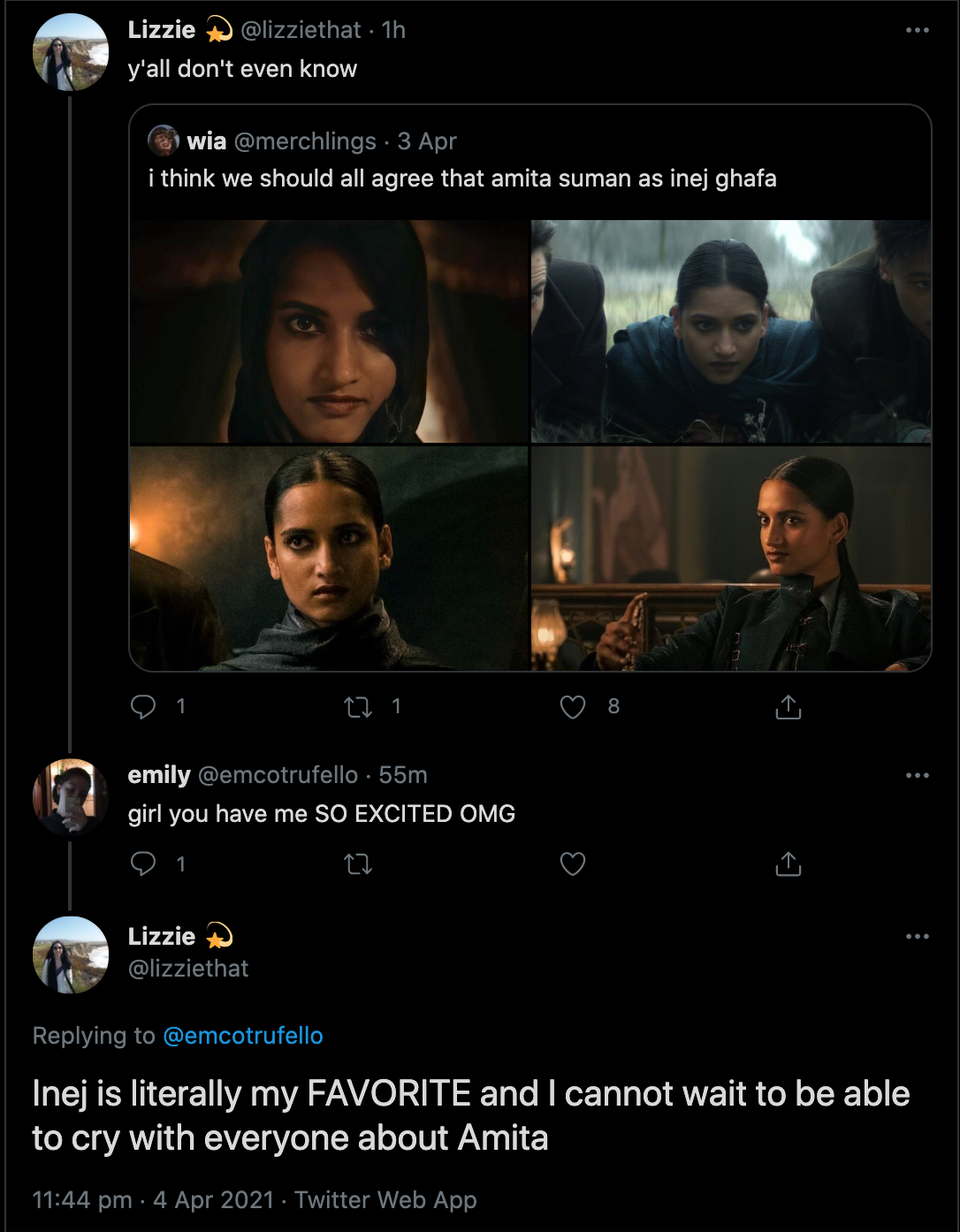 Love to see a bit of Amita Suman supremacy from one of the screeners... | Scrolller