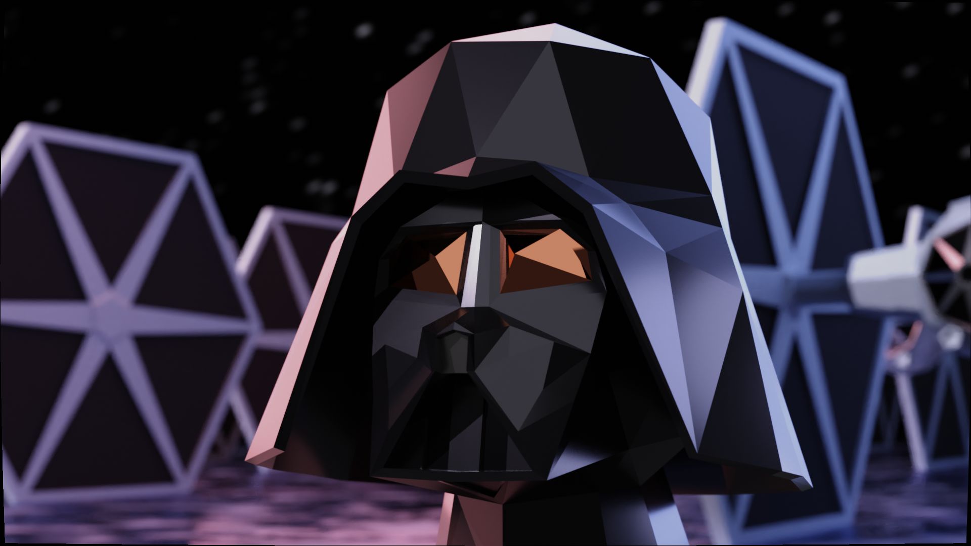Low Poly Darth Vader [OC] | Scrolller