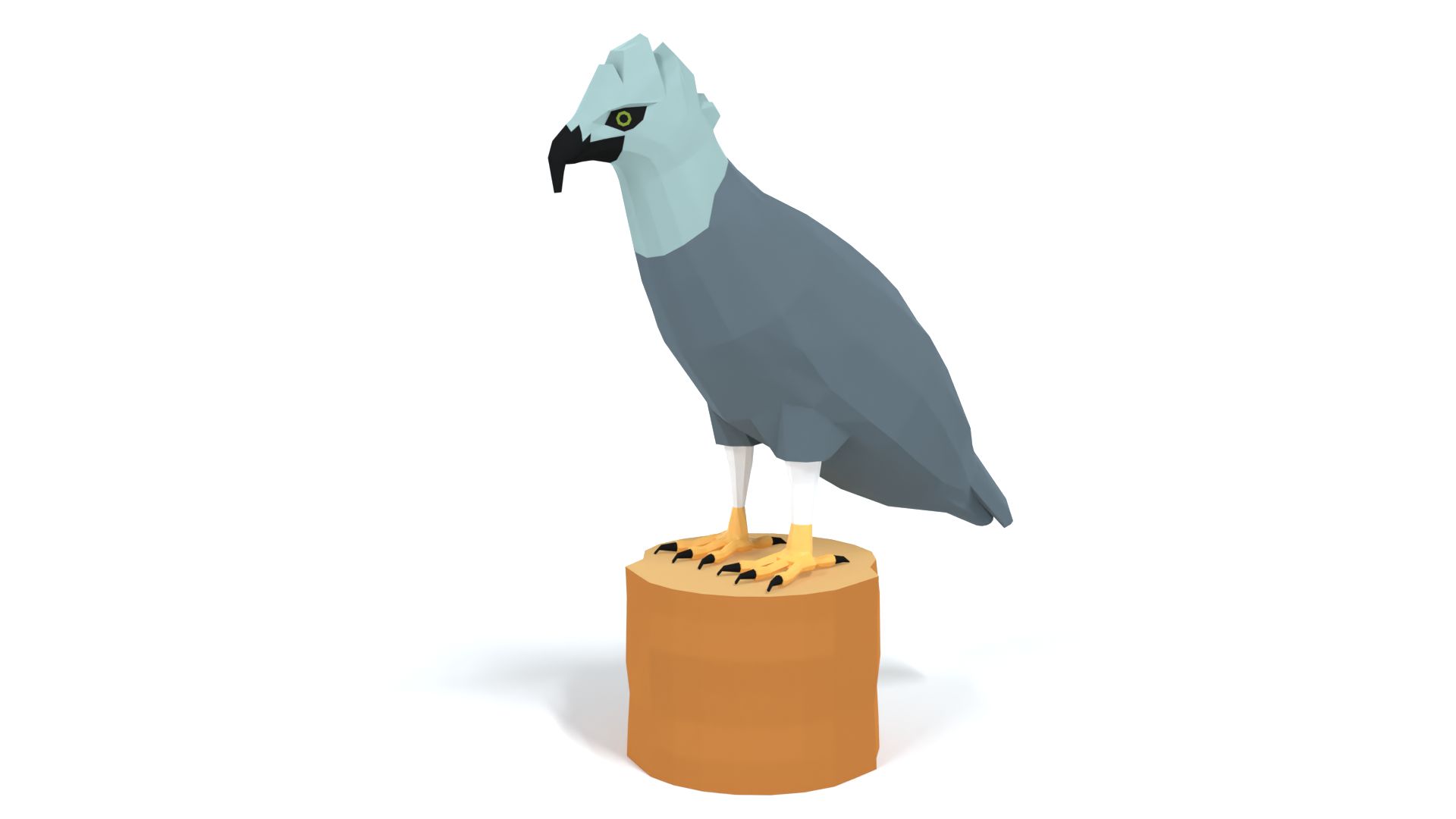 Low Poly Harpy Eagle | Scrolller