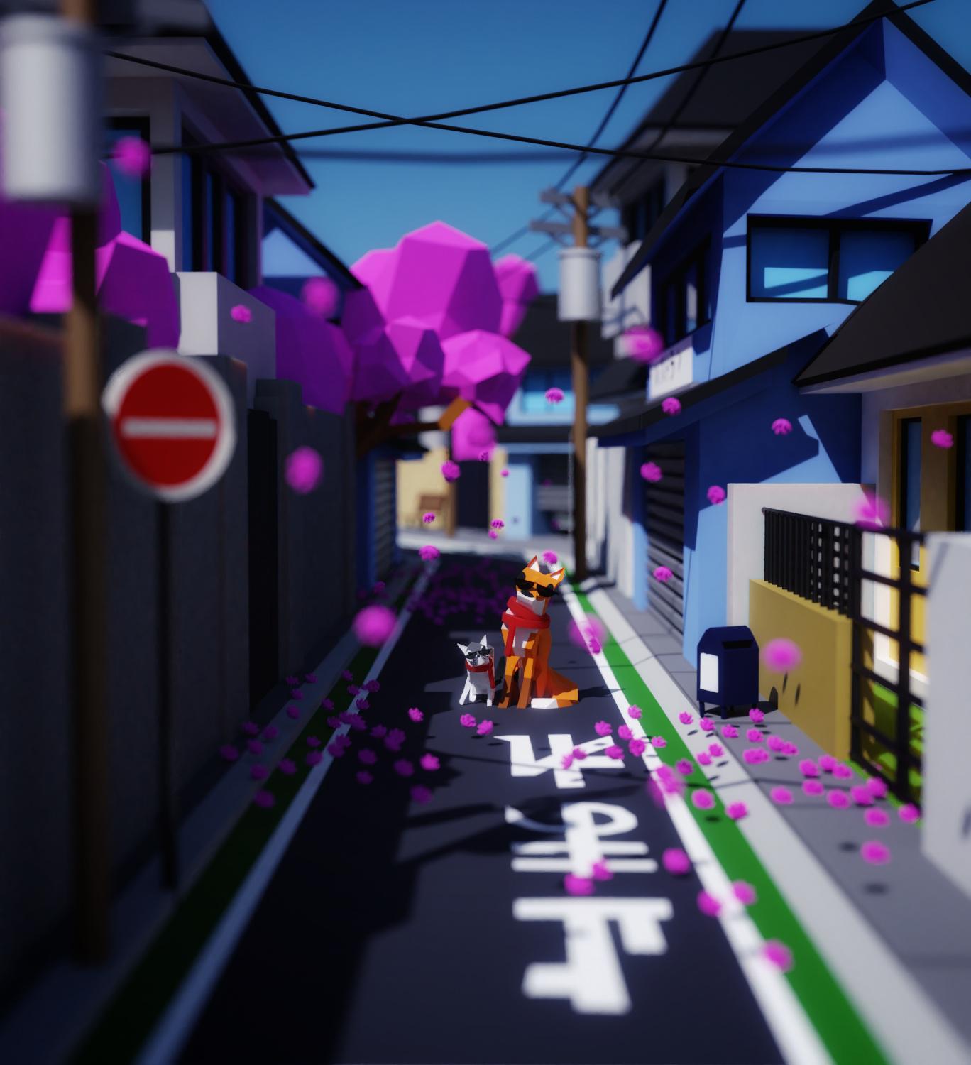 Low Poly Japanese Suburbs | Scrolller