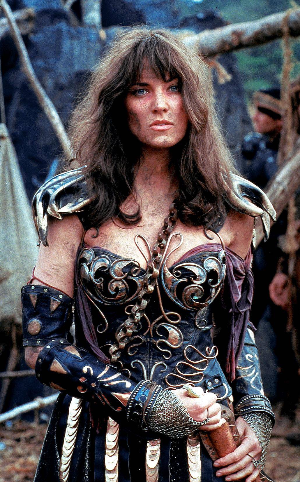 Lucy Lawless as Xena, 2005. Exudes power | Scrolller