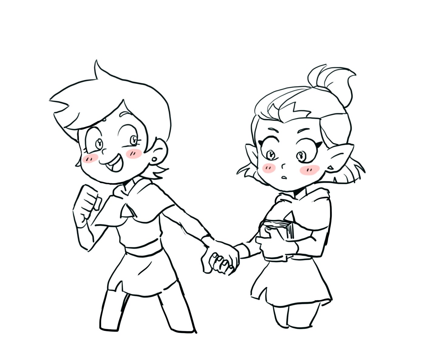 Luz and Amity by 84 | Scrolller