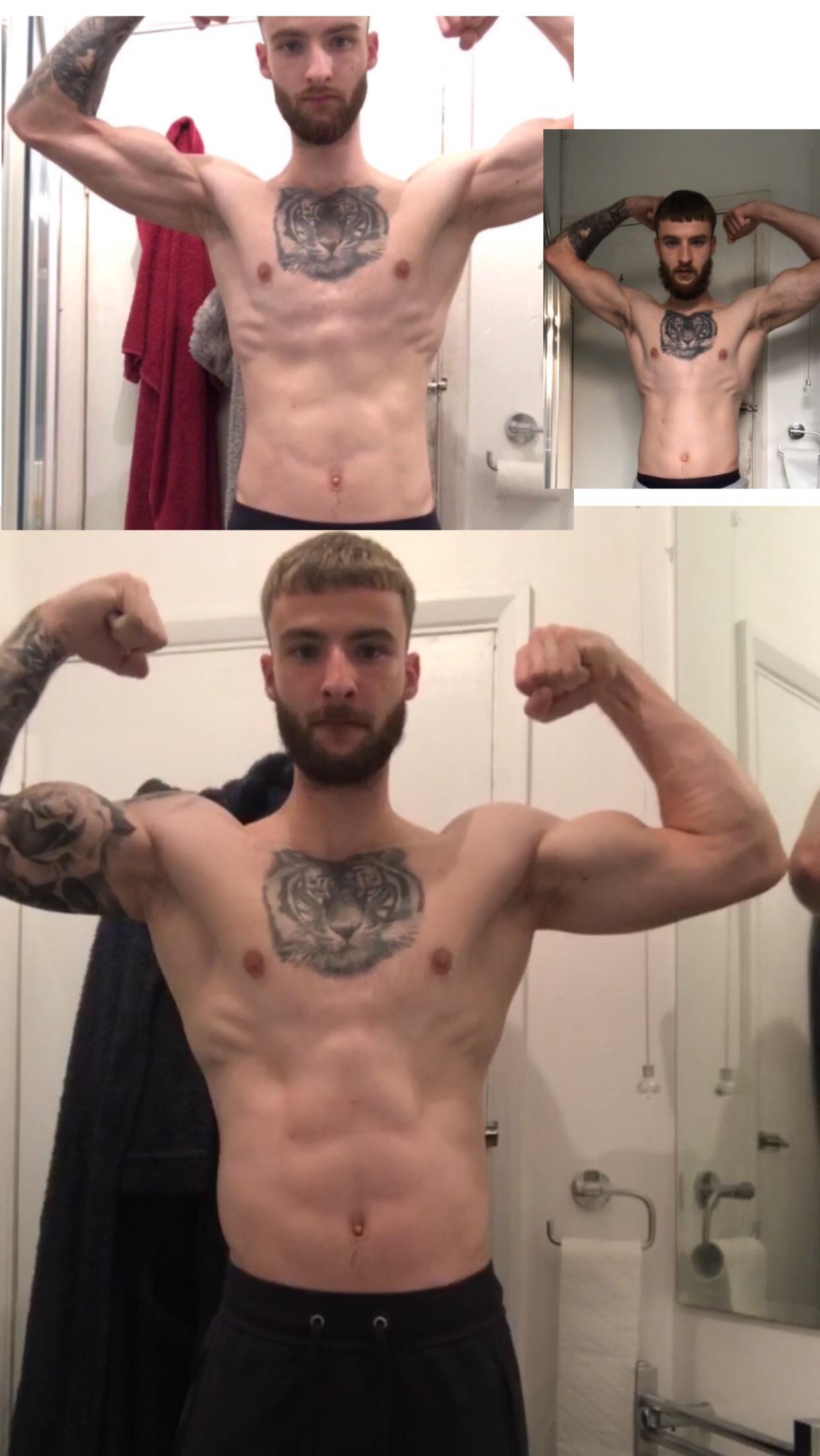 M/22/6”2 [143.3lbs > 187.3lbs Weight Gain] Never give up, all in one year! | Scrolller