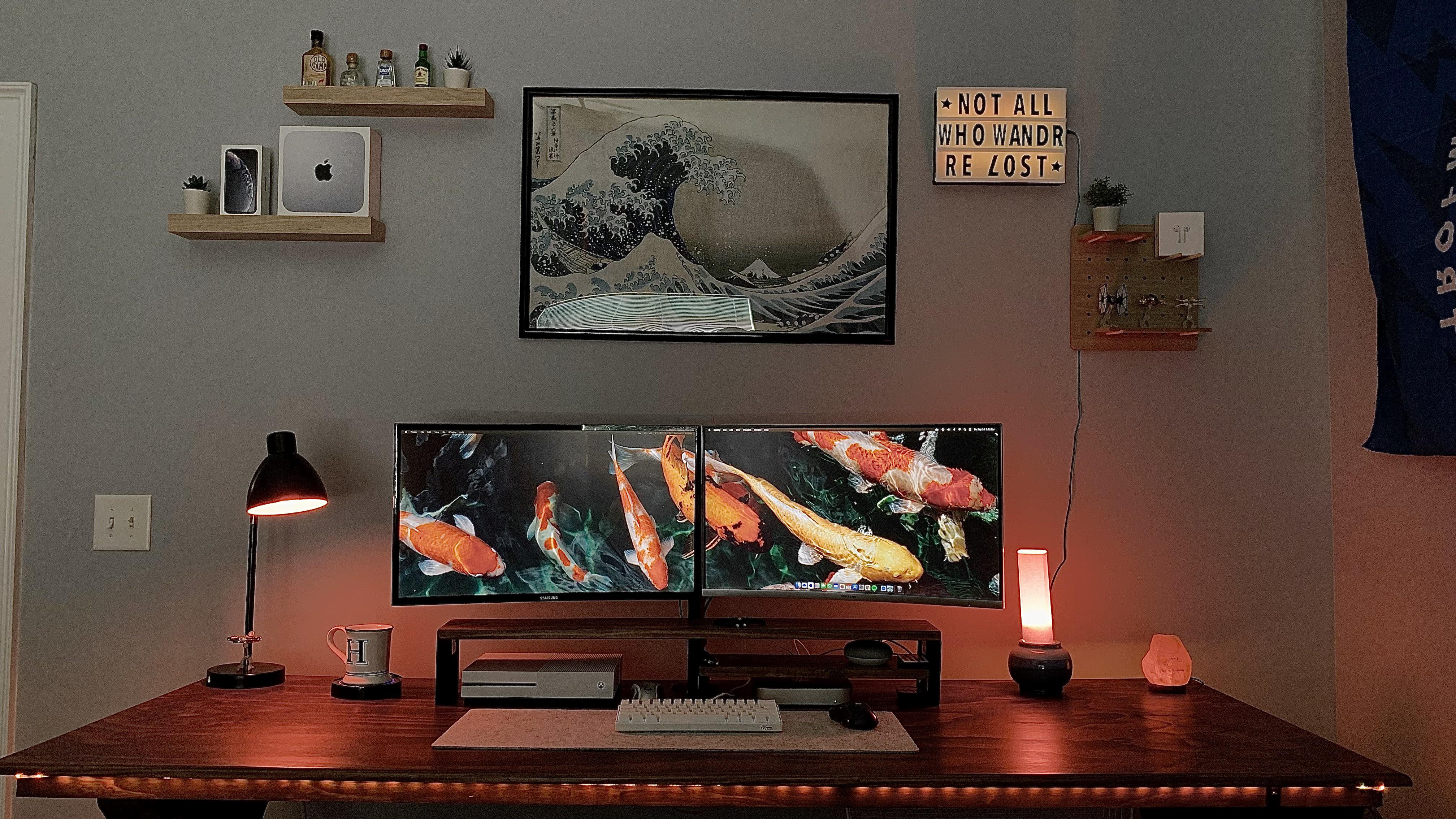 Mac mini M1 & xbox one double monitor setup | Scrolller