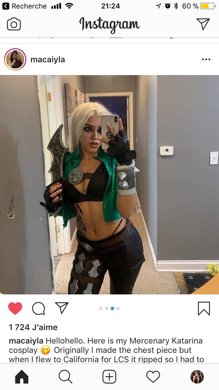 Macaiyla’s Mercenary Katarina cosplay | Scrolller