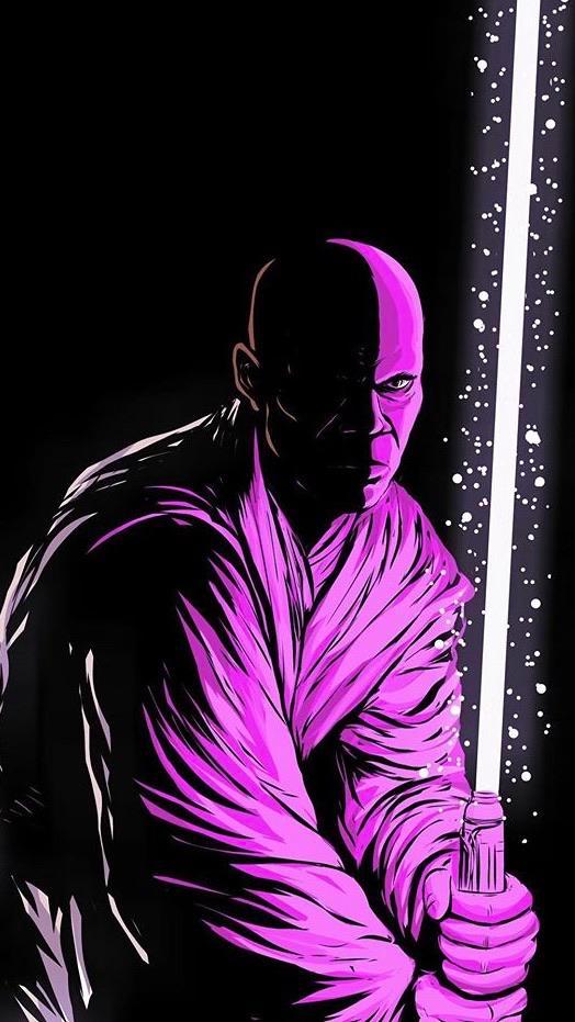Mace Windu, artist unknown | Scrolller