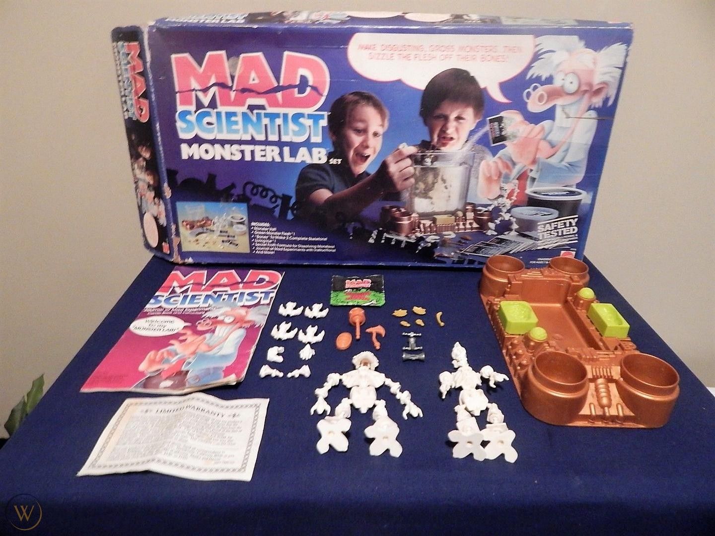 Mad Scientist Monster Lab - Create a monster with putty, then dip it in the seltzer water and ...