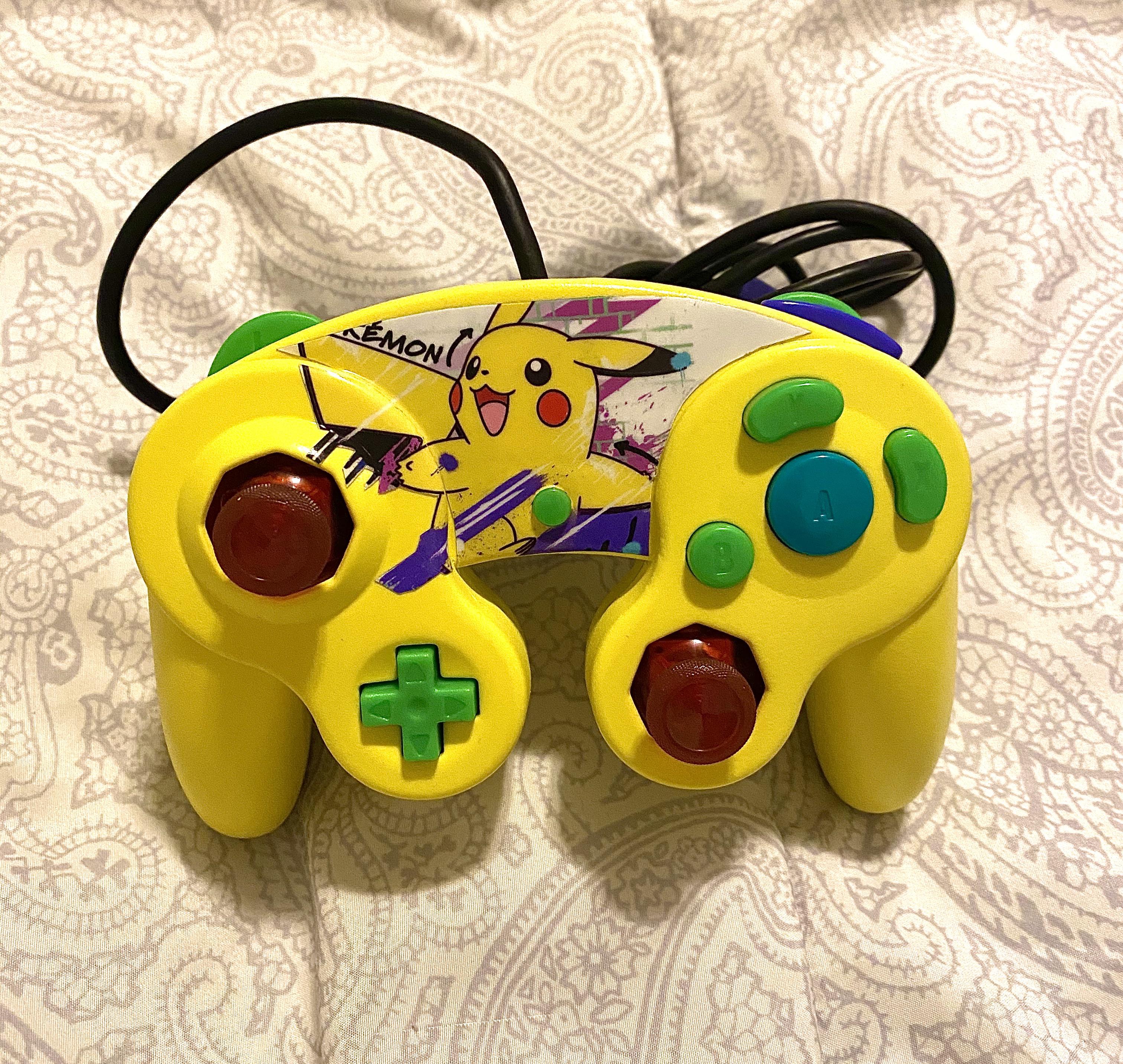 Made a custom Pikachu GameCube controller for my 10 year old son. | Scrolller