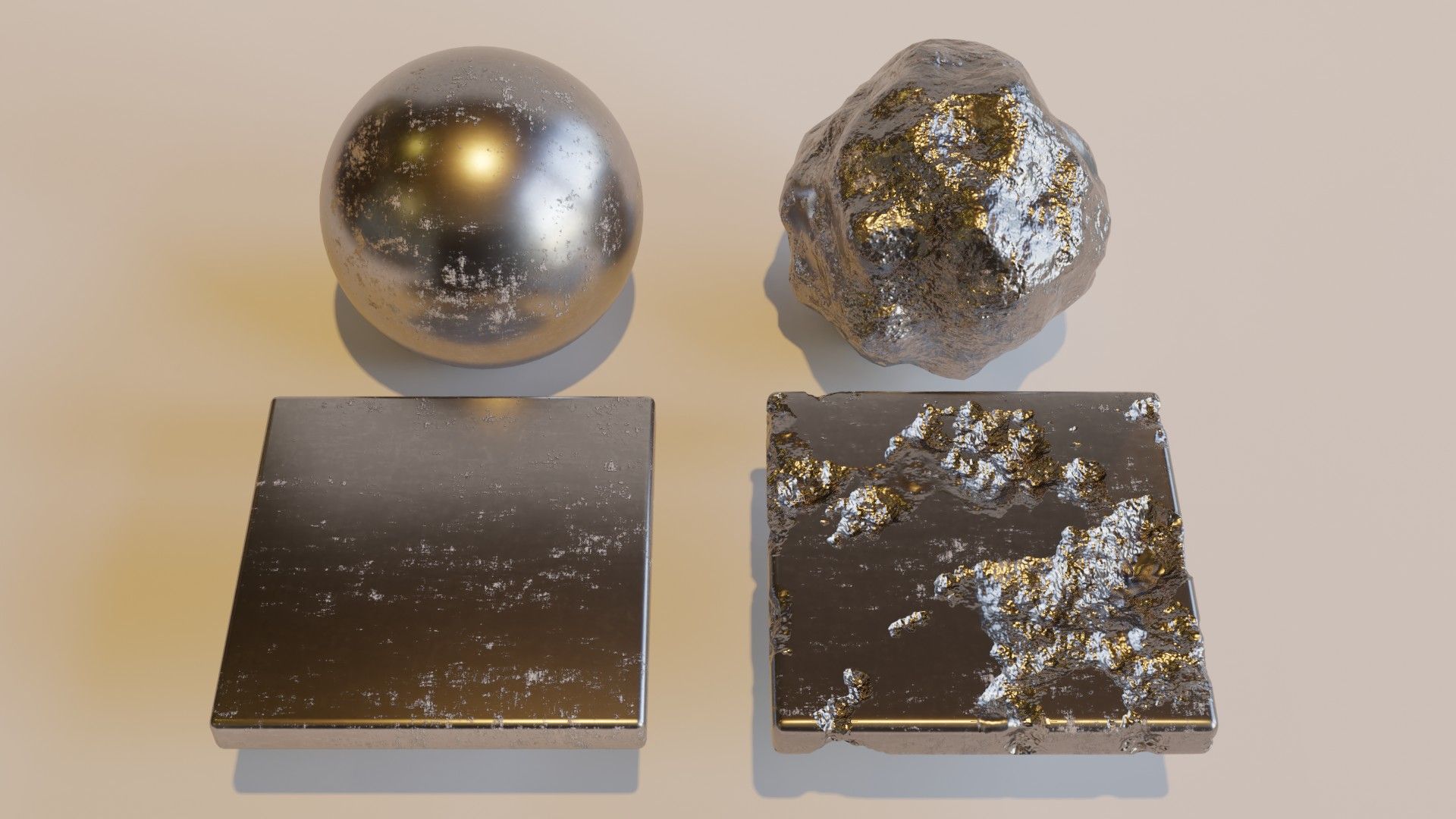 Made a tutorial for some procedural silver metal | Scrolller