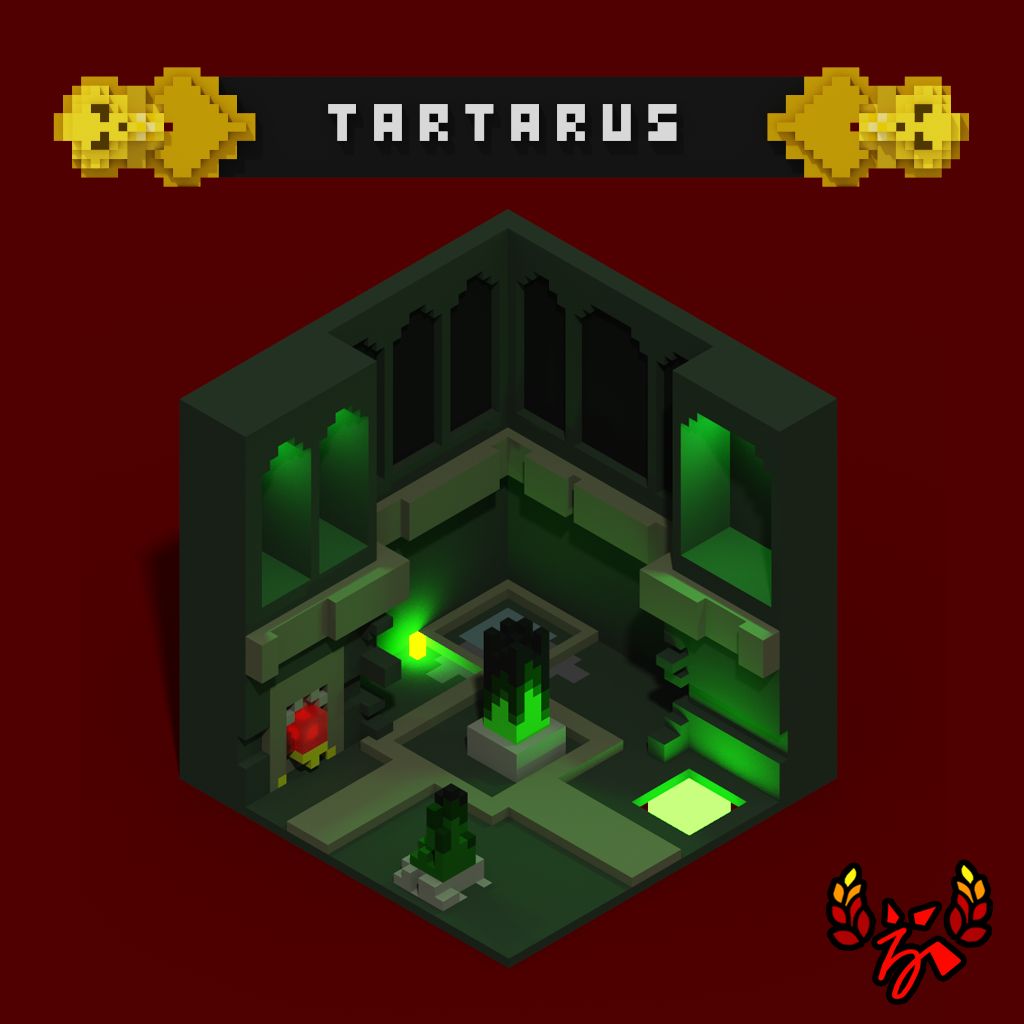 Made a voxel scene of Tartarus! Planning to make all the levels | Scrolller