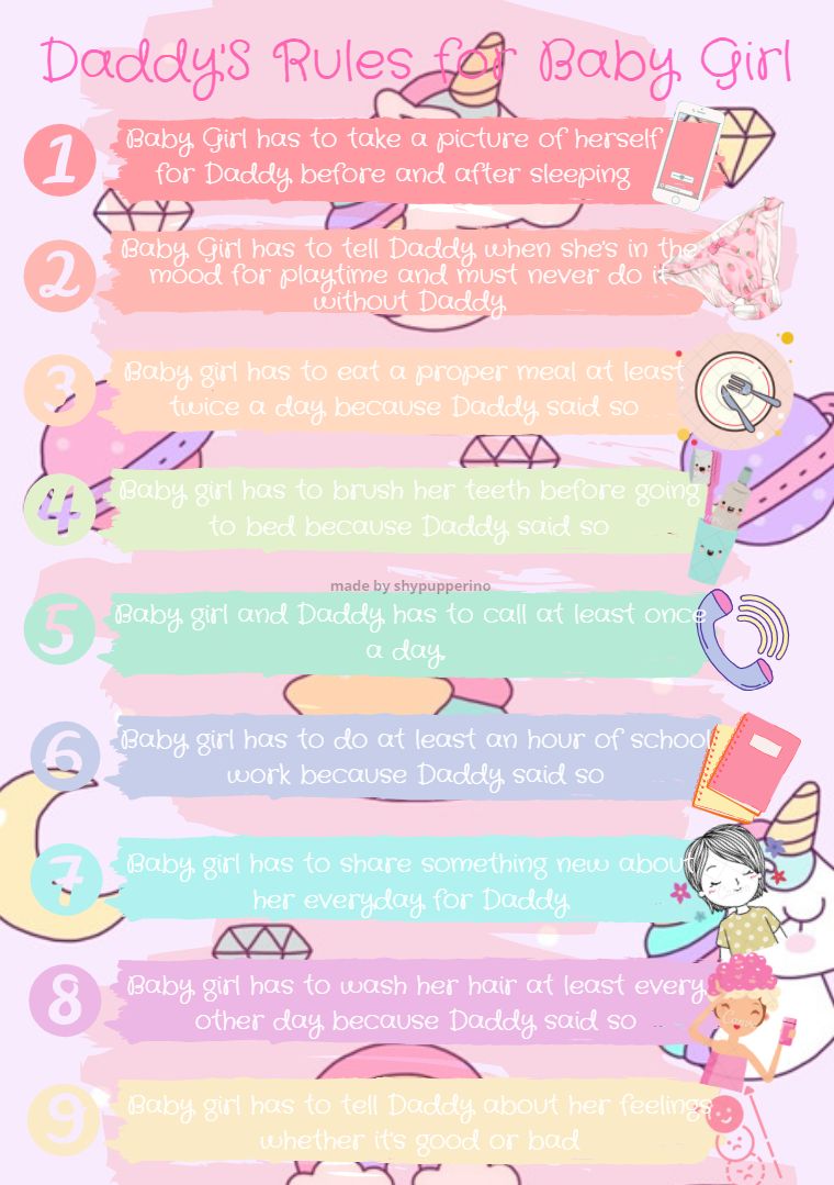 Made Daddys rules pretty and he loves it! What cha think? | Scrolller