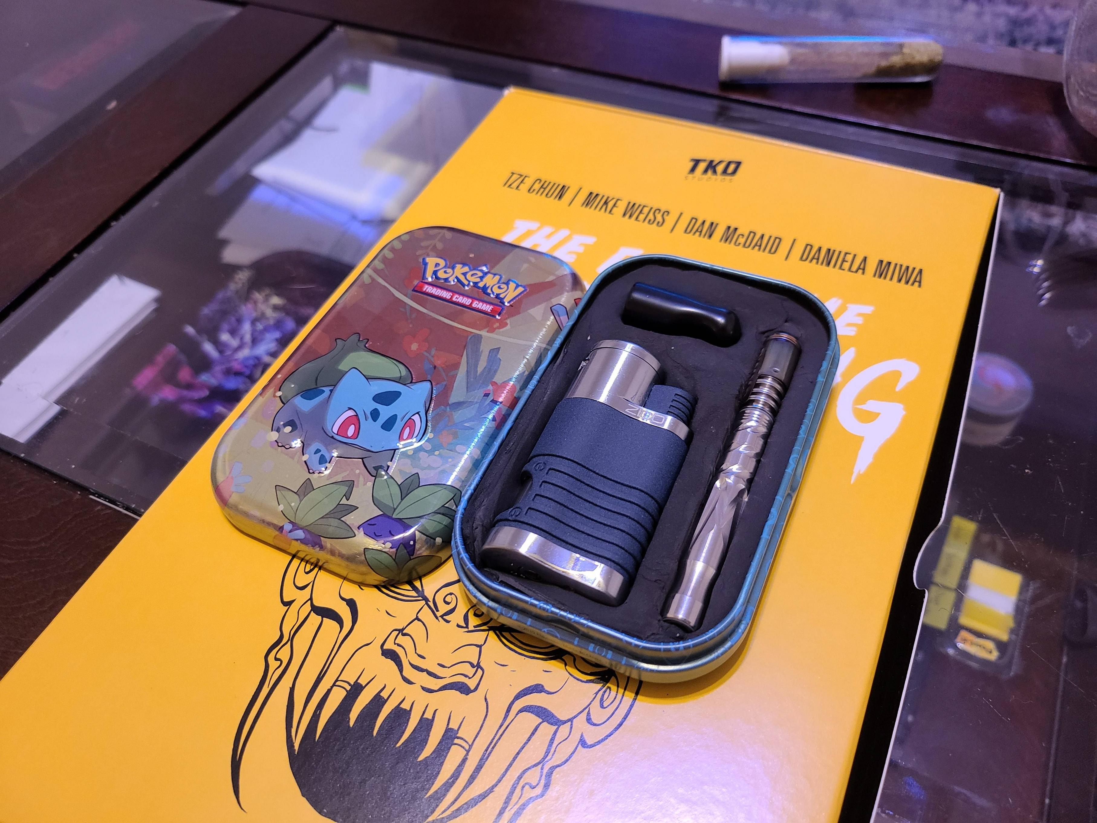 Made my own stash from a Pokémon card tin and air drying moldable foam. | Scrolller