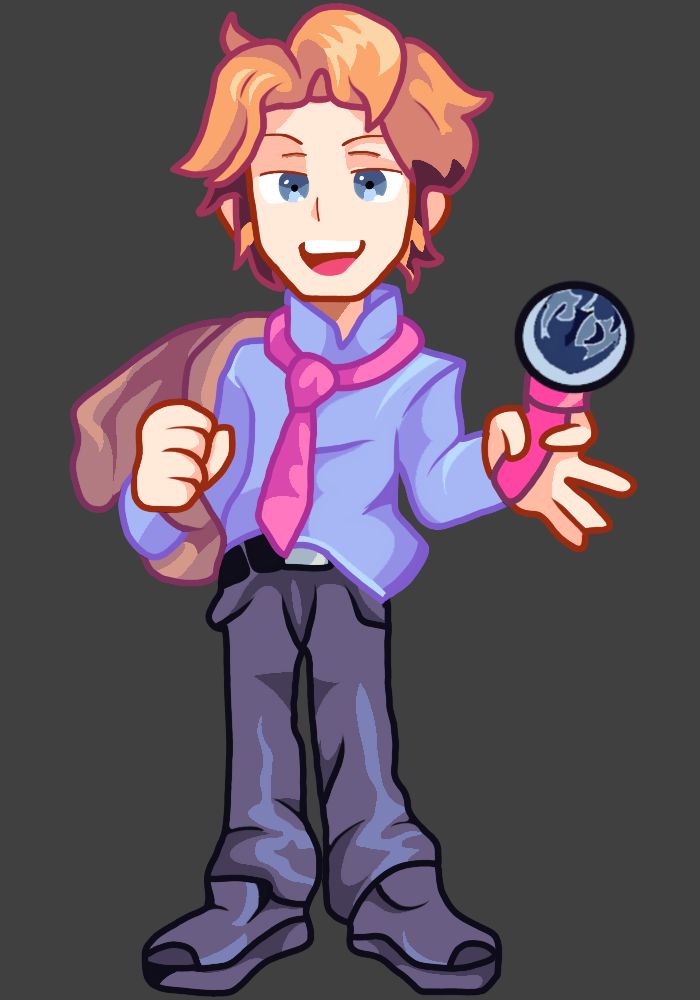 made senpai from fnf non pixelated..took 2 hours- | Scrolller