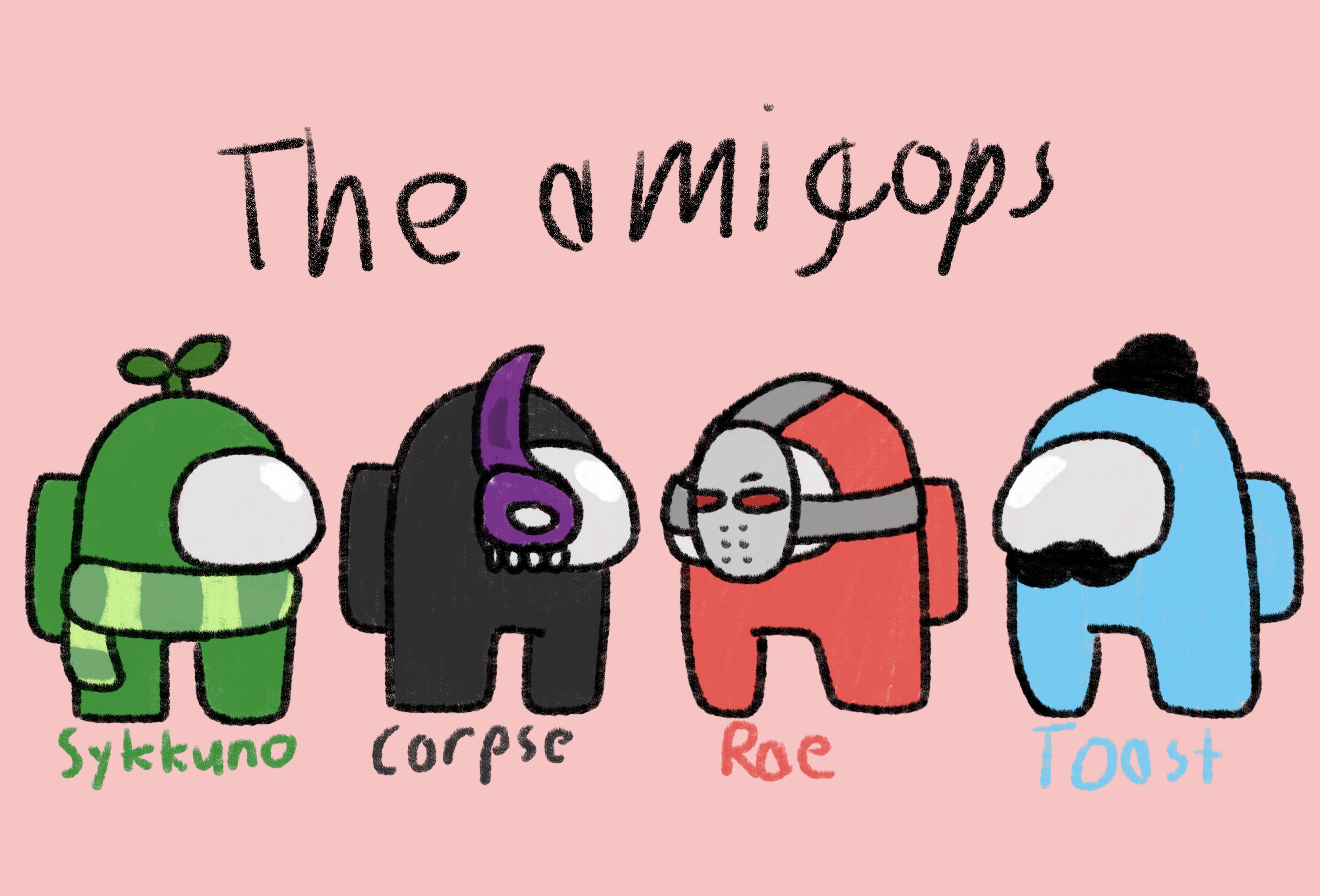 Made some doodles of the amigops! | Scrolller