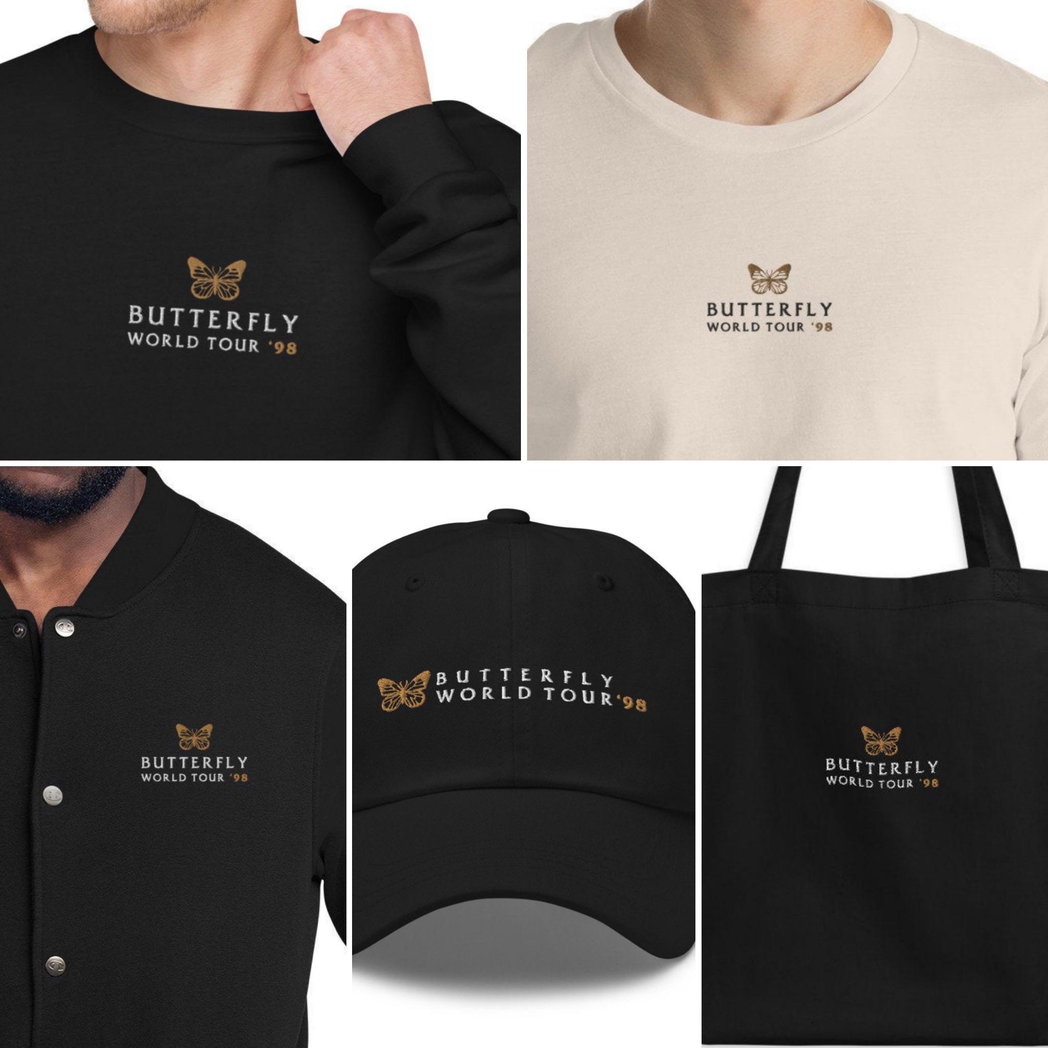 Made some embroidered Butterfly Tour things! | Scrolller