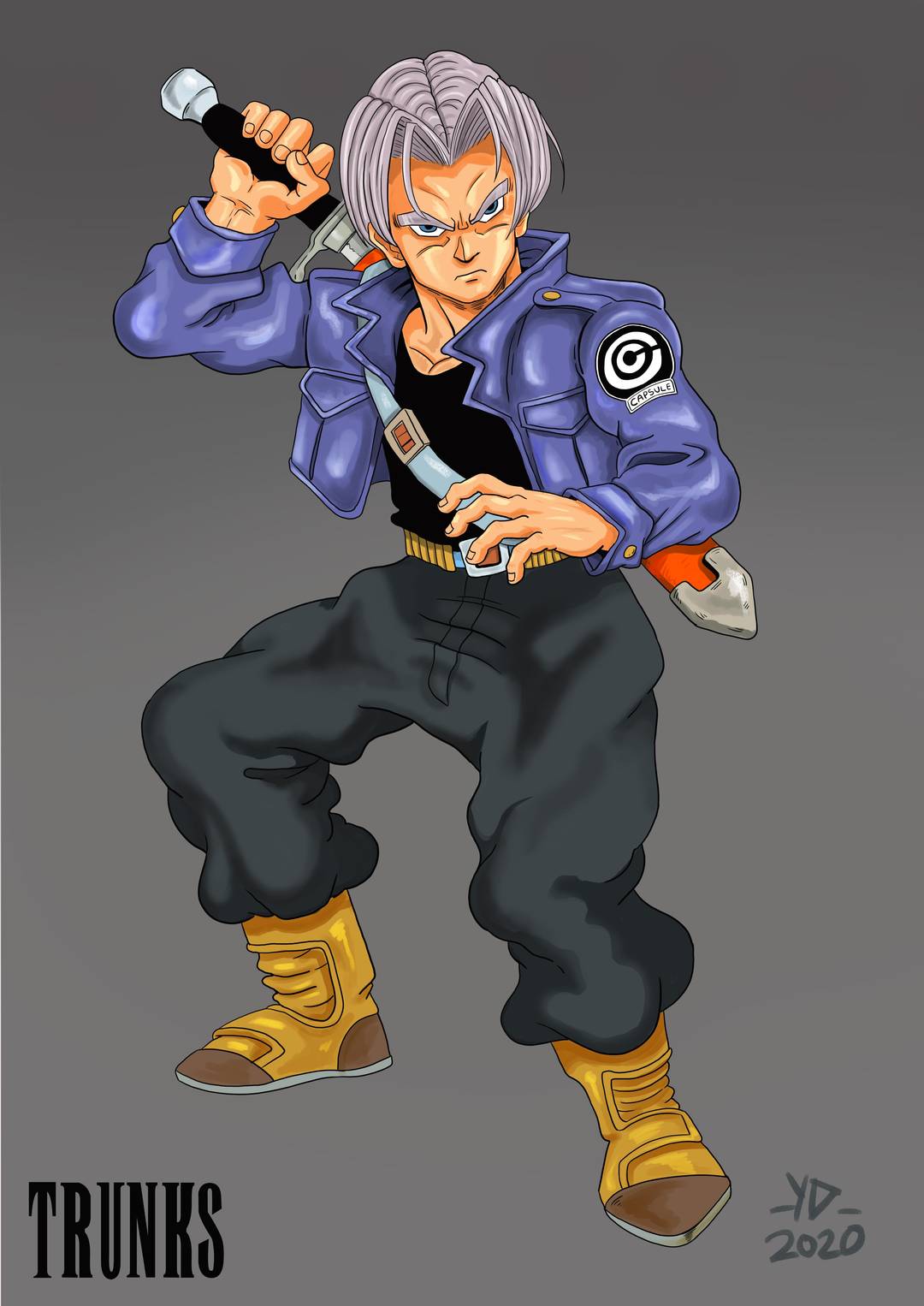 Made some fan art of Trunks from DBZ. | Scrolller