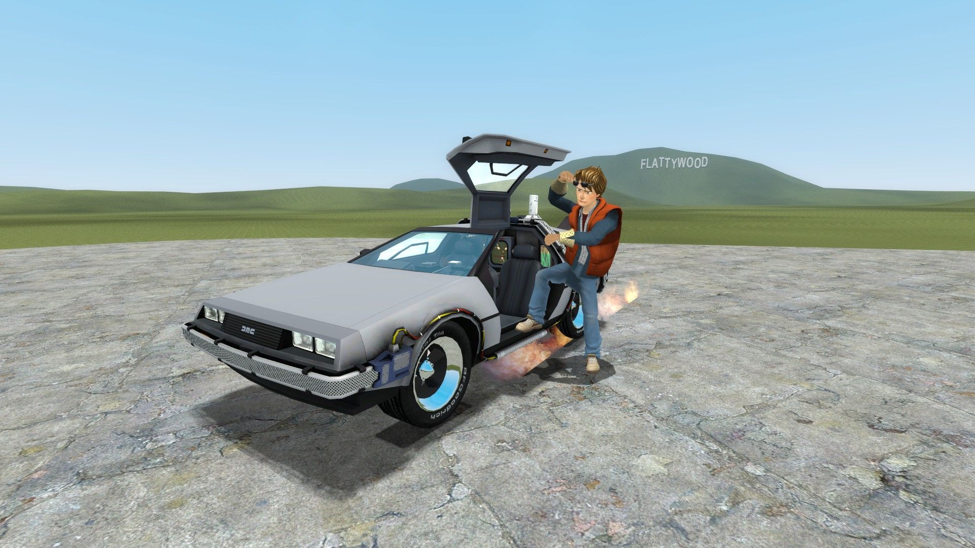 Made the BTTF poster in Garry's Mod | Scrolller
