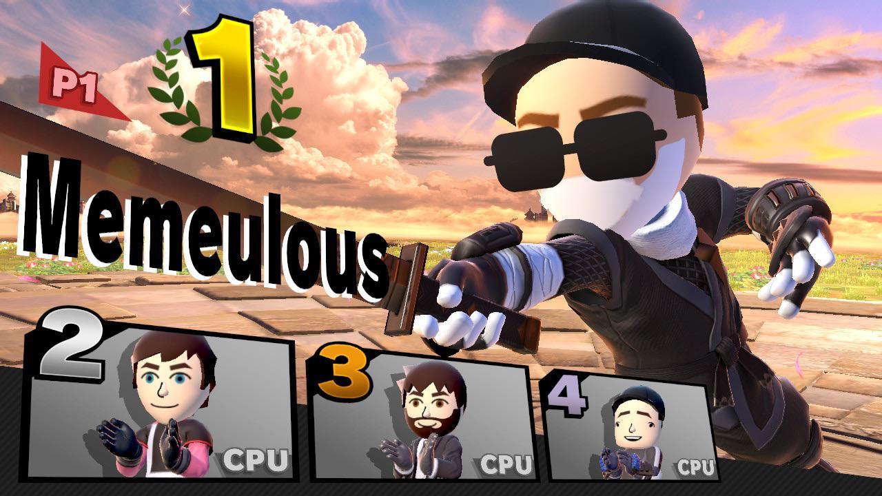 made the eboys in smash. absolutely destroyed all of them as our lord and saviour, george ...