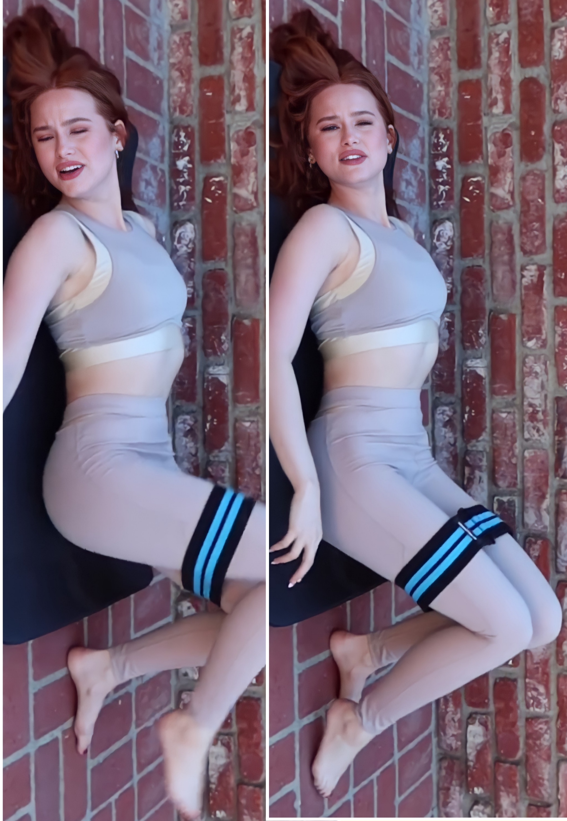 Madelaine petsch having orgasm during workout | Scrolller