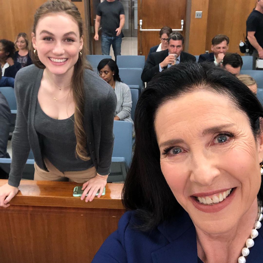 Madison Lintz & Mimi Rogers on the set of Bosch Season 6 | Scrolller