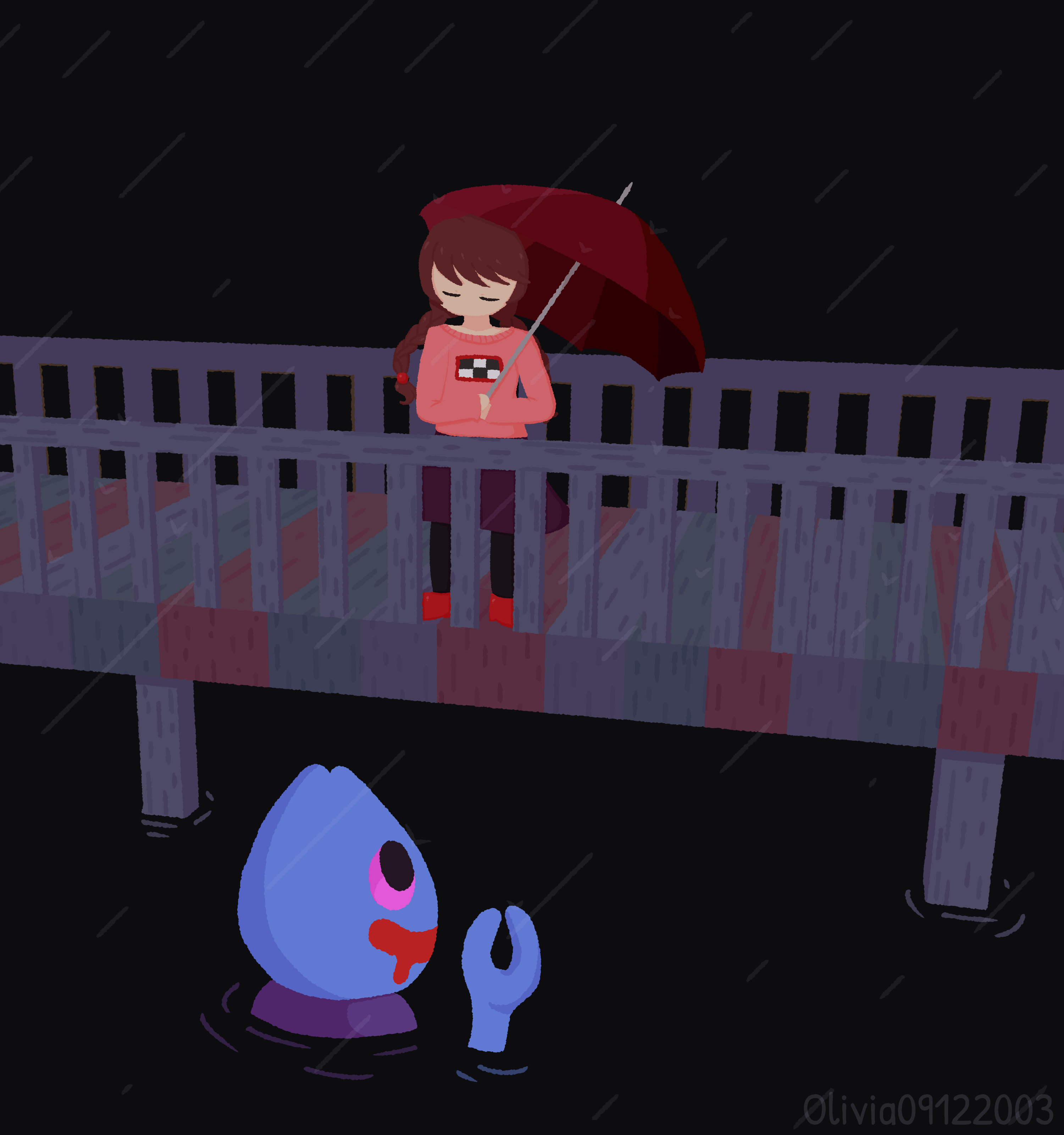 Madotsuki and the Dropfish | Scrolller