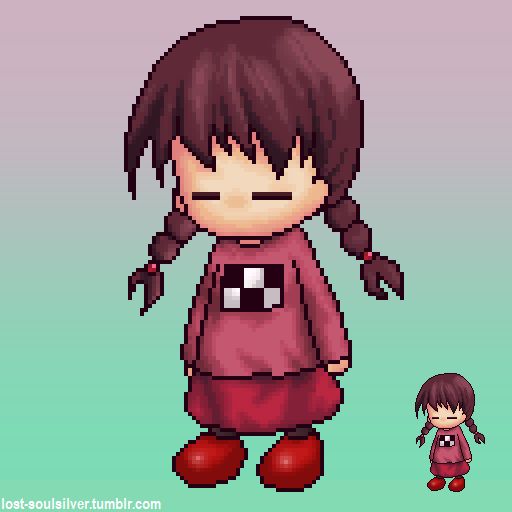 Madotsuki pixel art/sprite, made by me | Scrolller