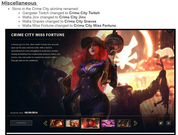 Mafia MF Name Changed in today's PBE | Scrolller