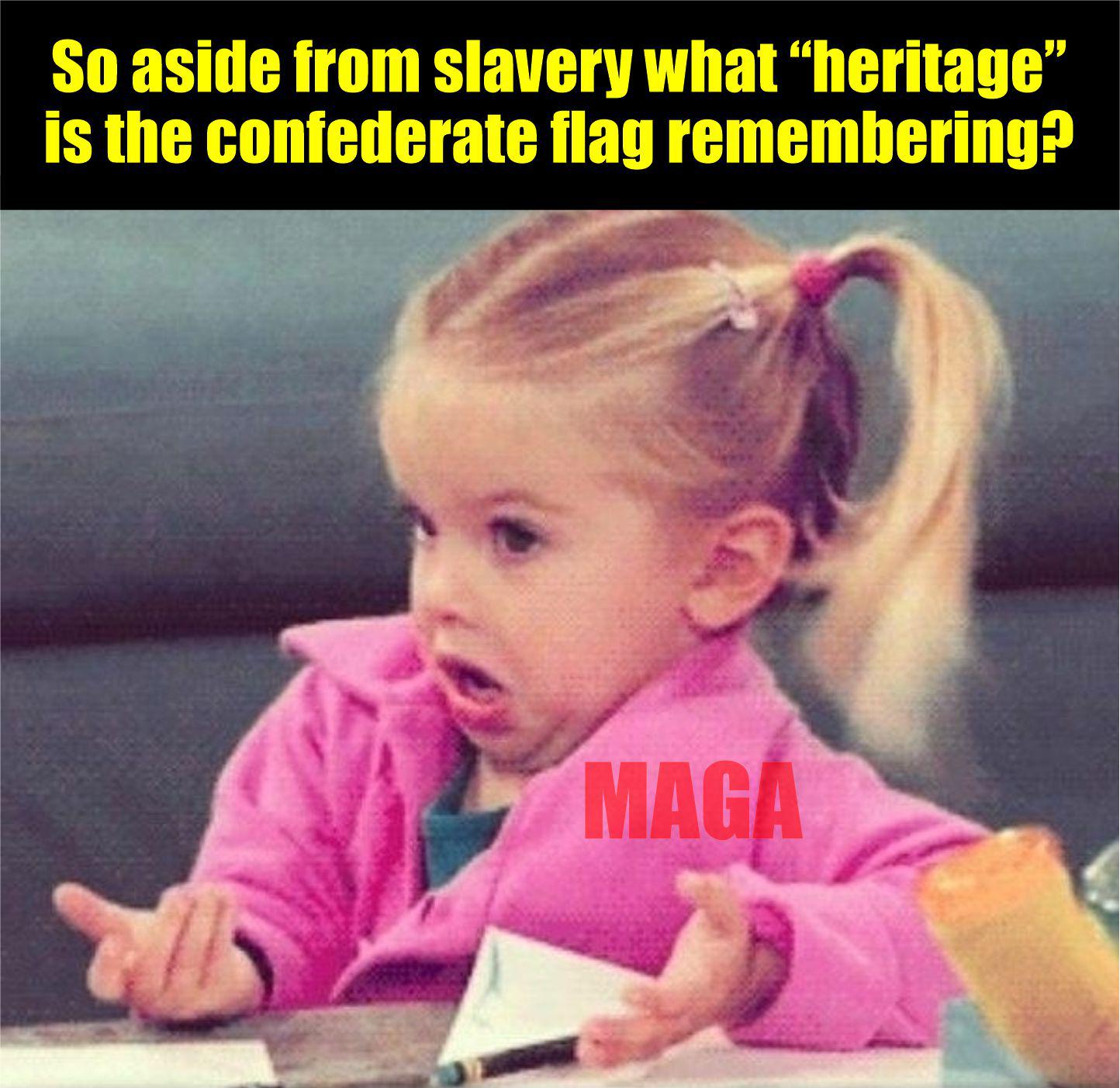 MAGA: I fly the confederate flag because it's "part of our heritage" | Scrolller