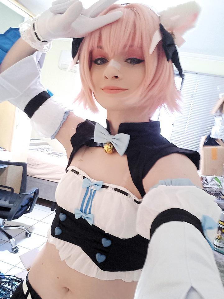 Maid Astolfo! (cosplaying Vanilla from Nekopara) | Scrolller