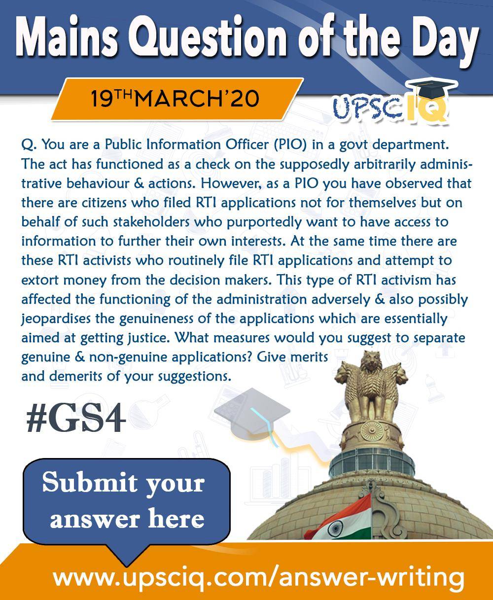 Mains Question Of The Day | Scrolller