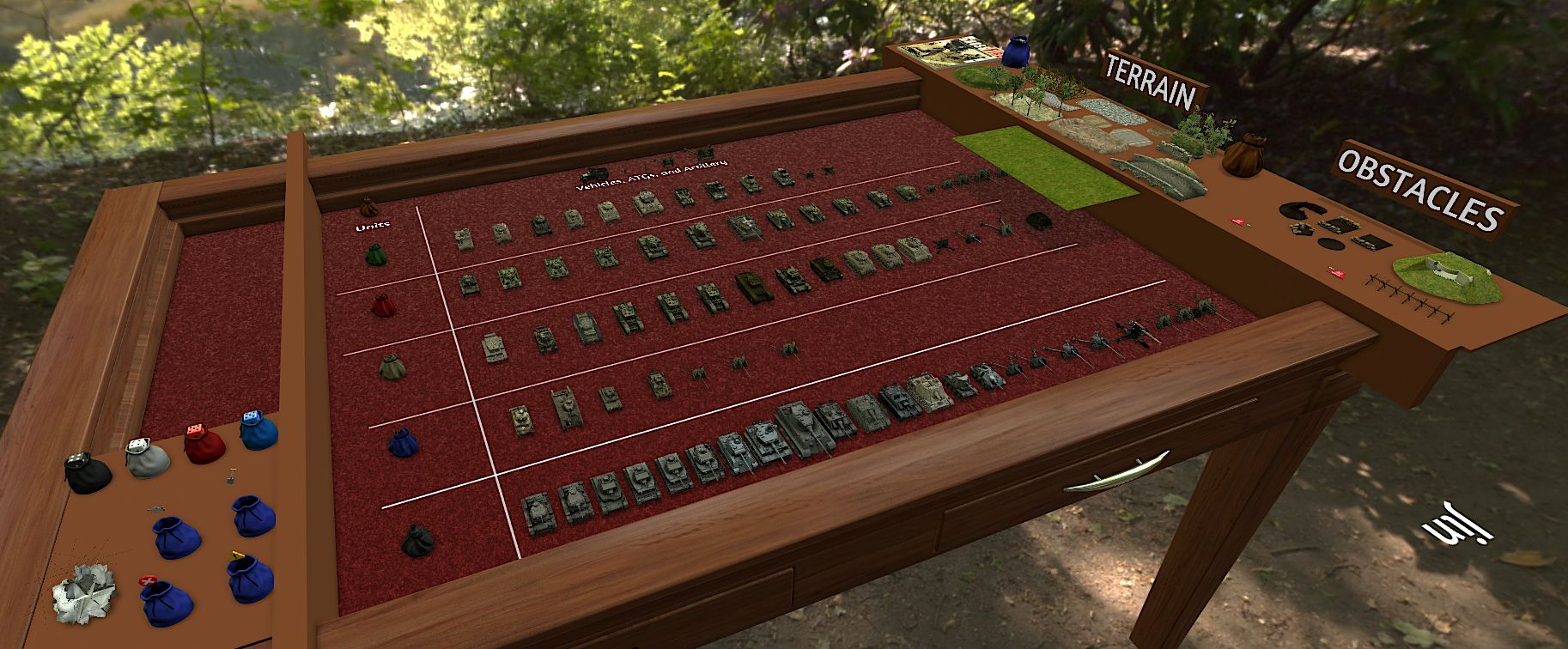 Making a Crossfire setup for Tabletop Simulator, taking suggestions ...